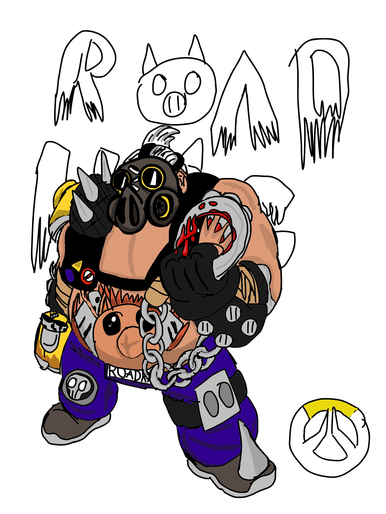 Artstation Roadhog Fan Art
