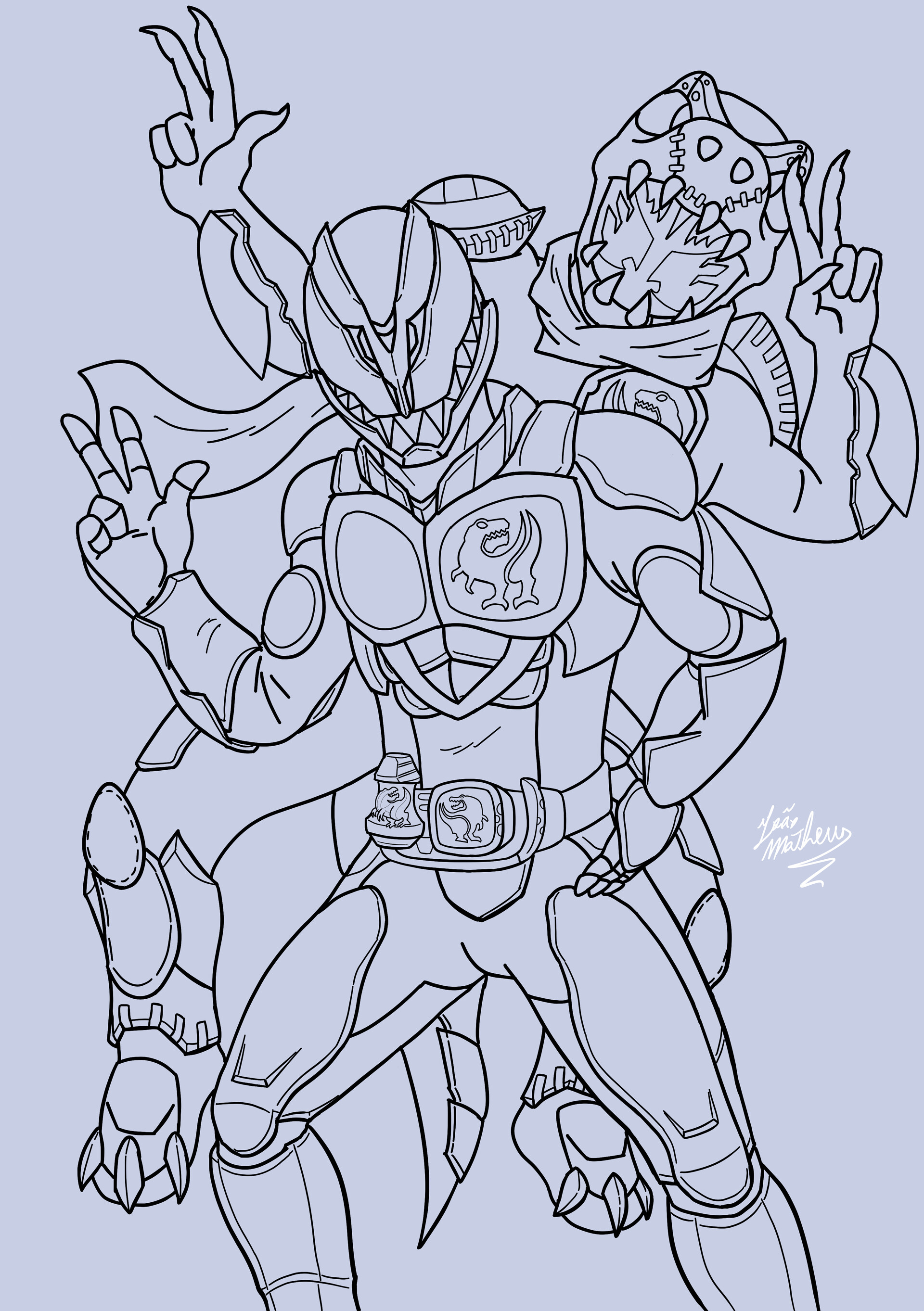 kamen rider revice coloring pages