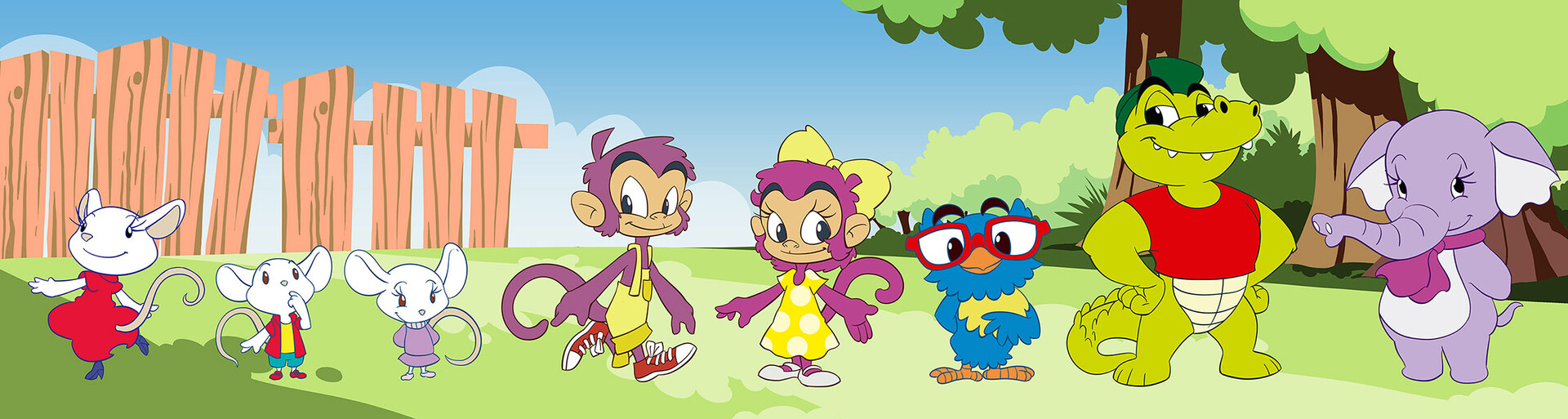 ArtStation - Monty Monkey and Friends app - character design