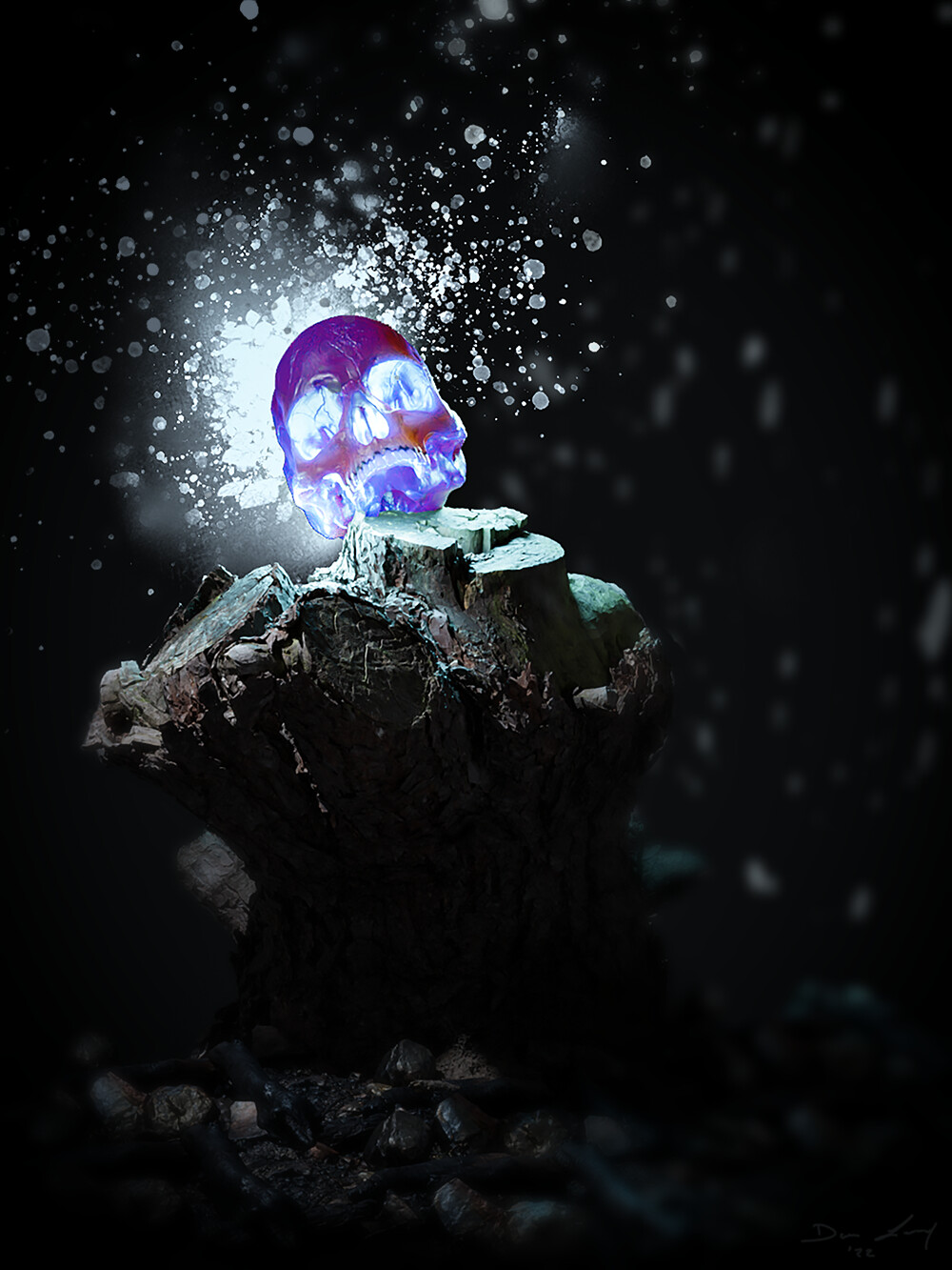 ArtStation - Magical Skull