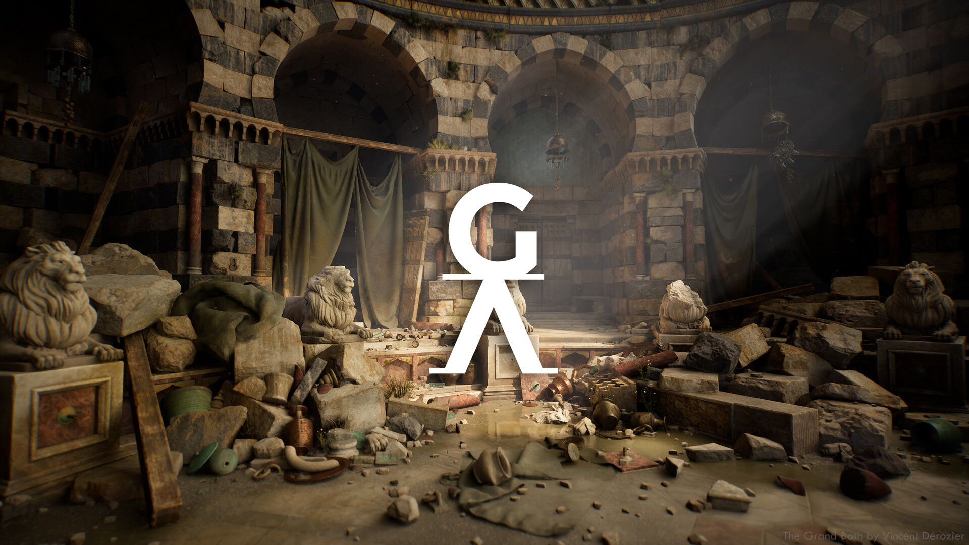 ArtStation - Bath Scene Breakdown