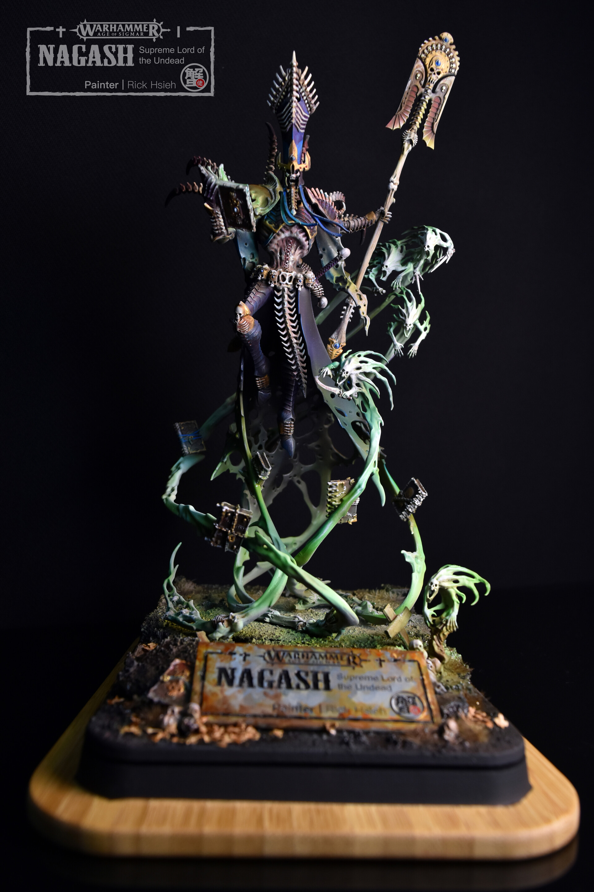 ArtStation - 戰錘 亡靈巫師 納塔莎 Deathlords Natasha