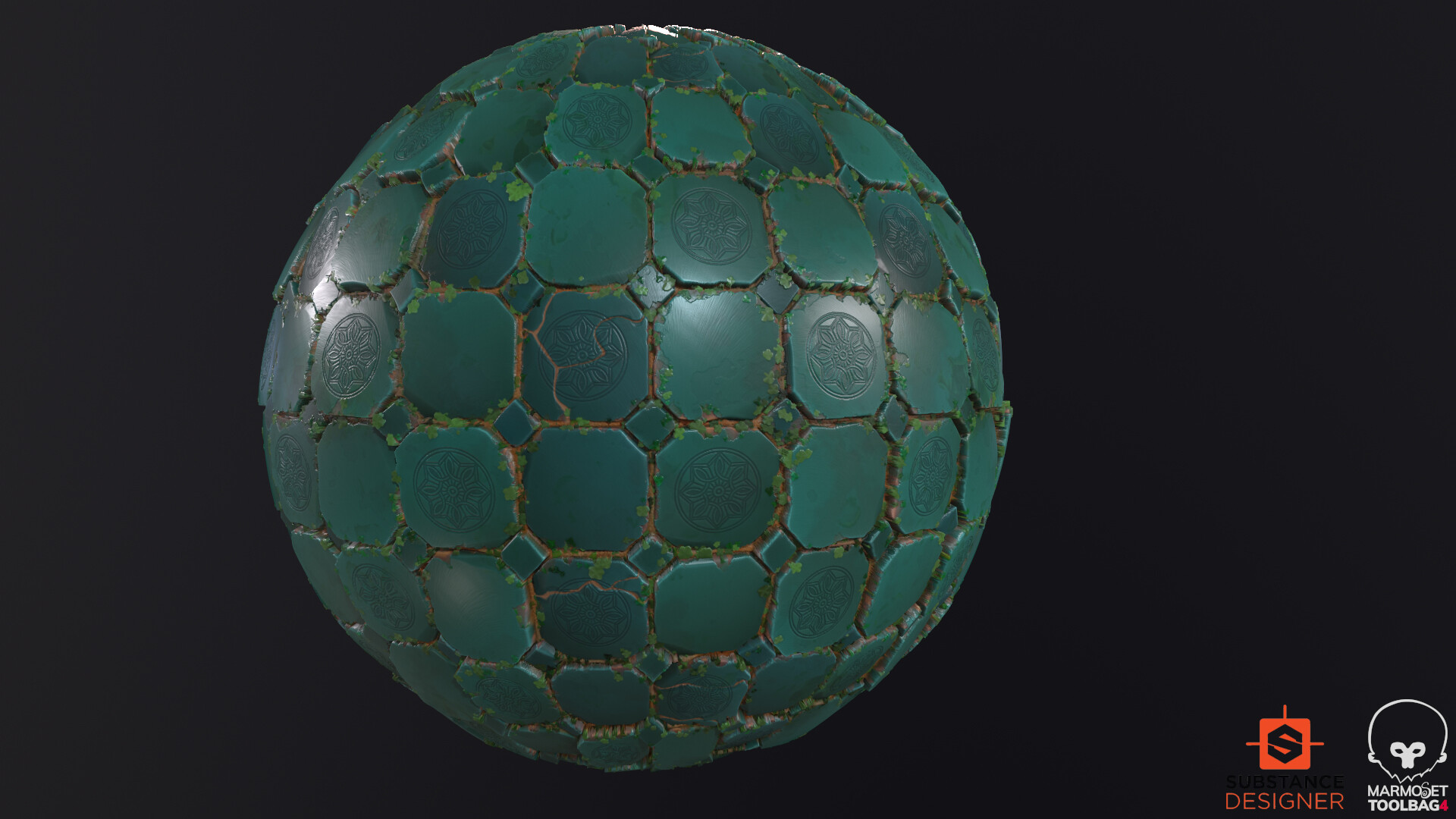 ArtStation - SD_stylized_Tile
