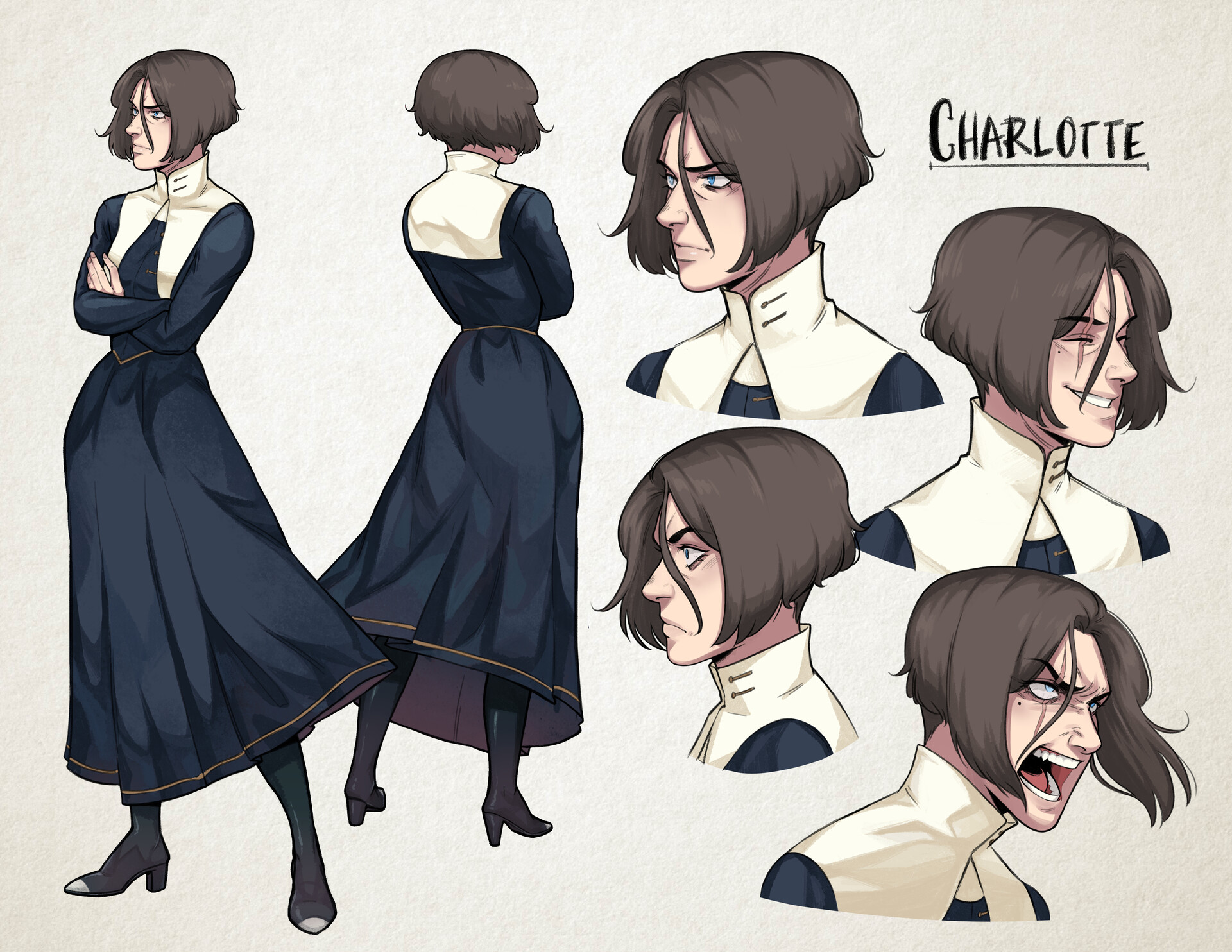 Artstation Charlotte Character Design