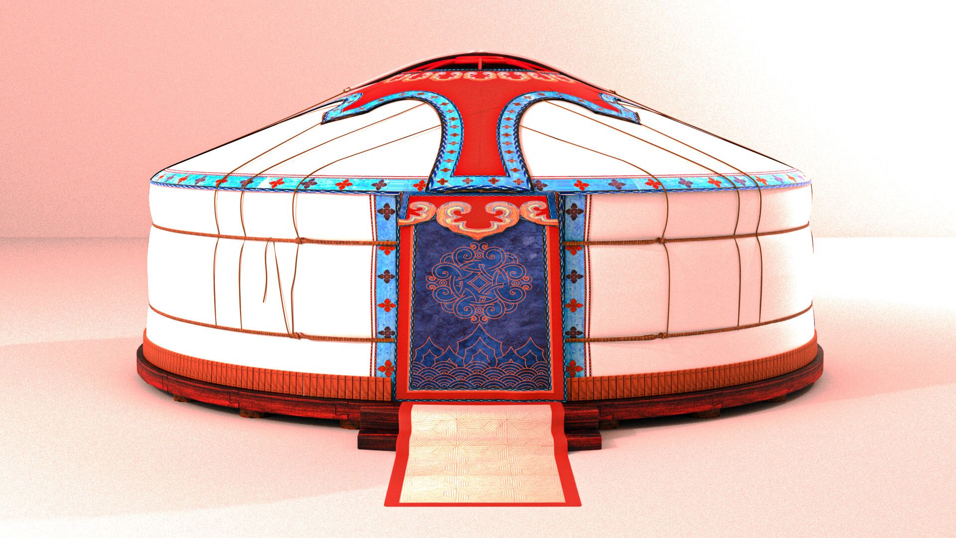 ArtStation - Mongolian yurt