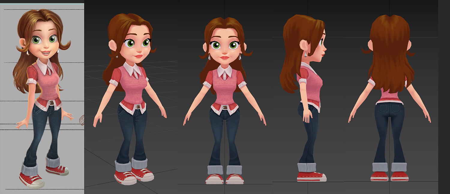 ArtStation - NPC for Happy acres