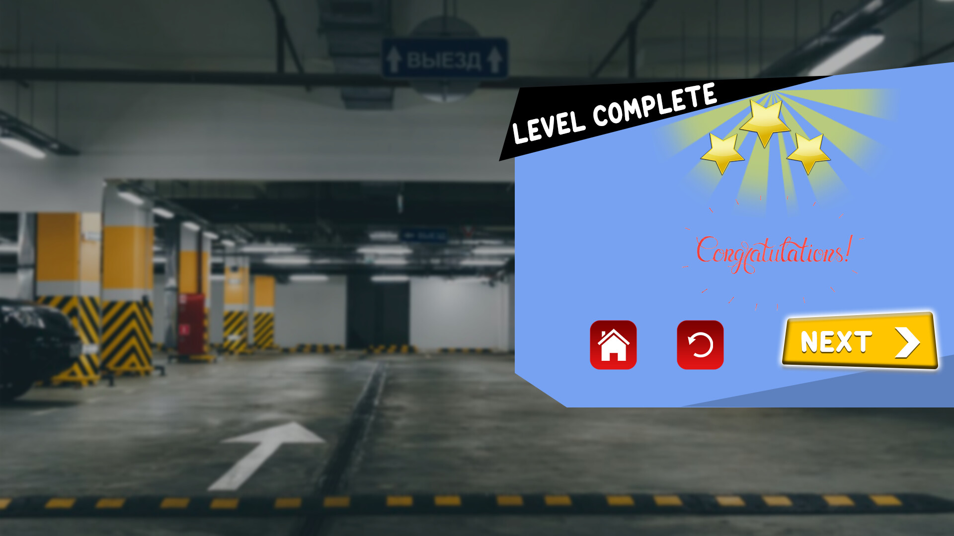 ArtStation - Car Parking Game Ui