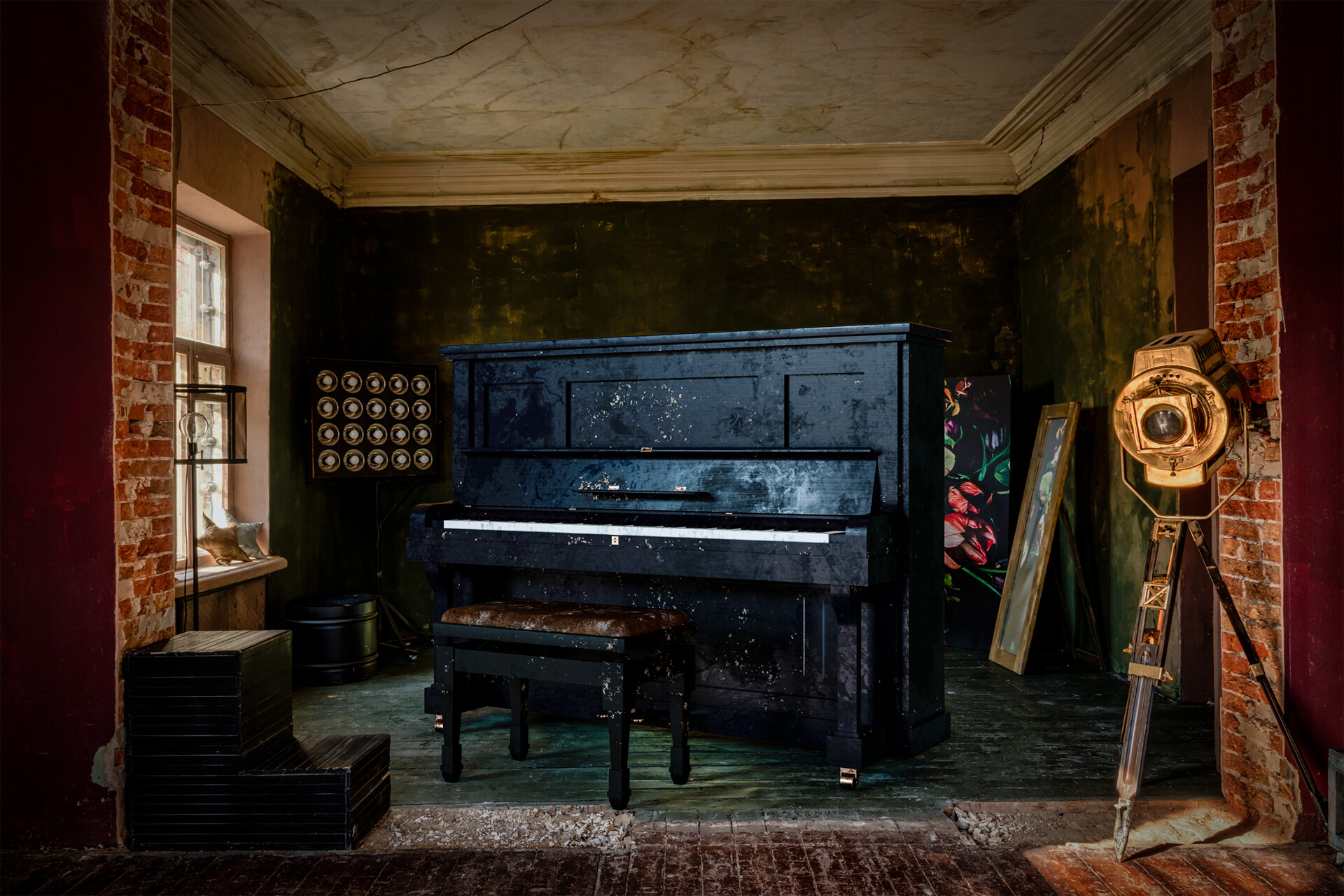 ArtStation - Vintage/old piano