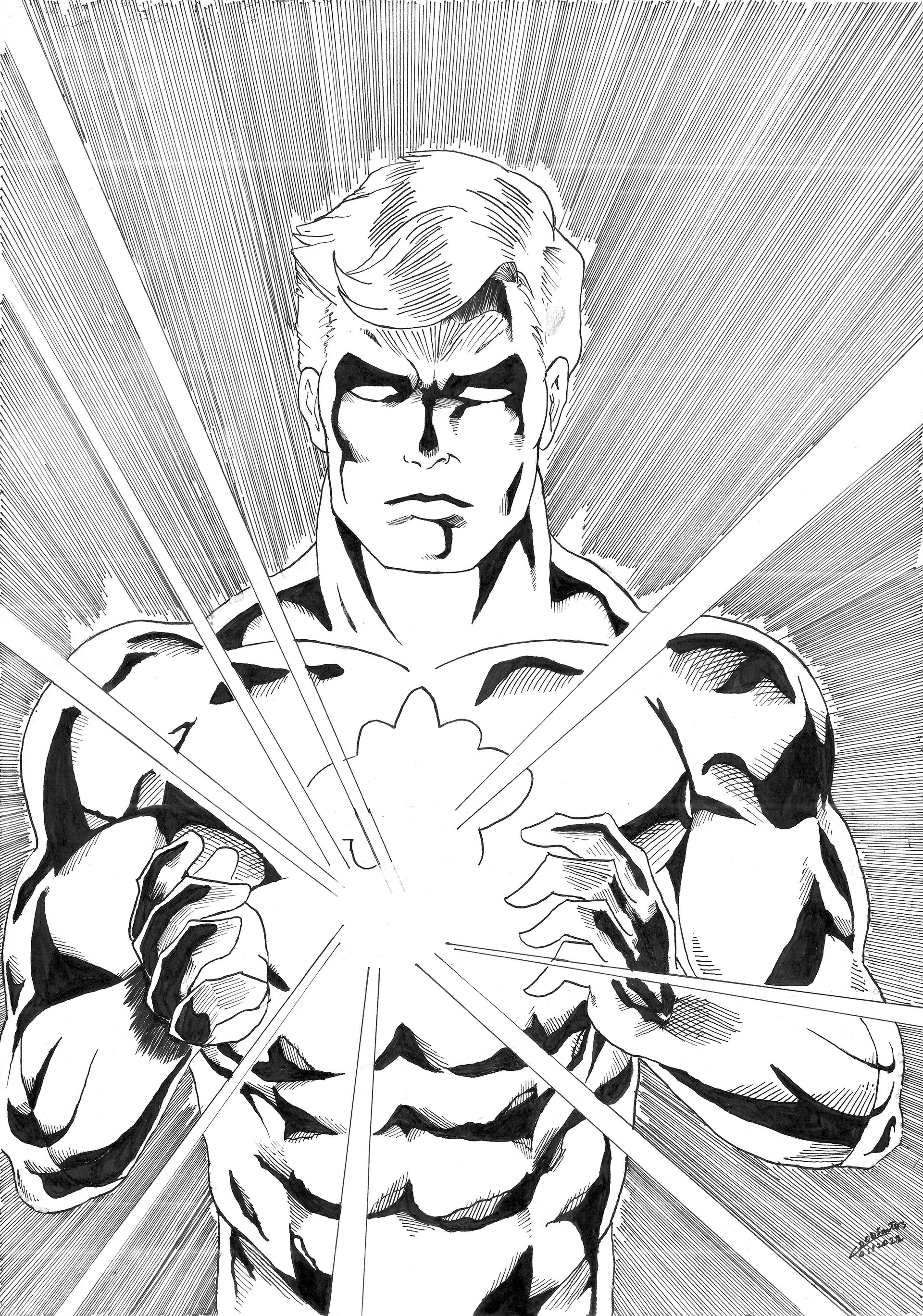 ArtStation - Pin Up - Captain Atom