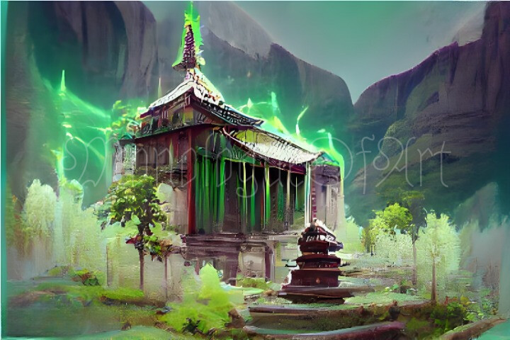 ArtStation - The Temple That Spews Thunder