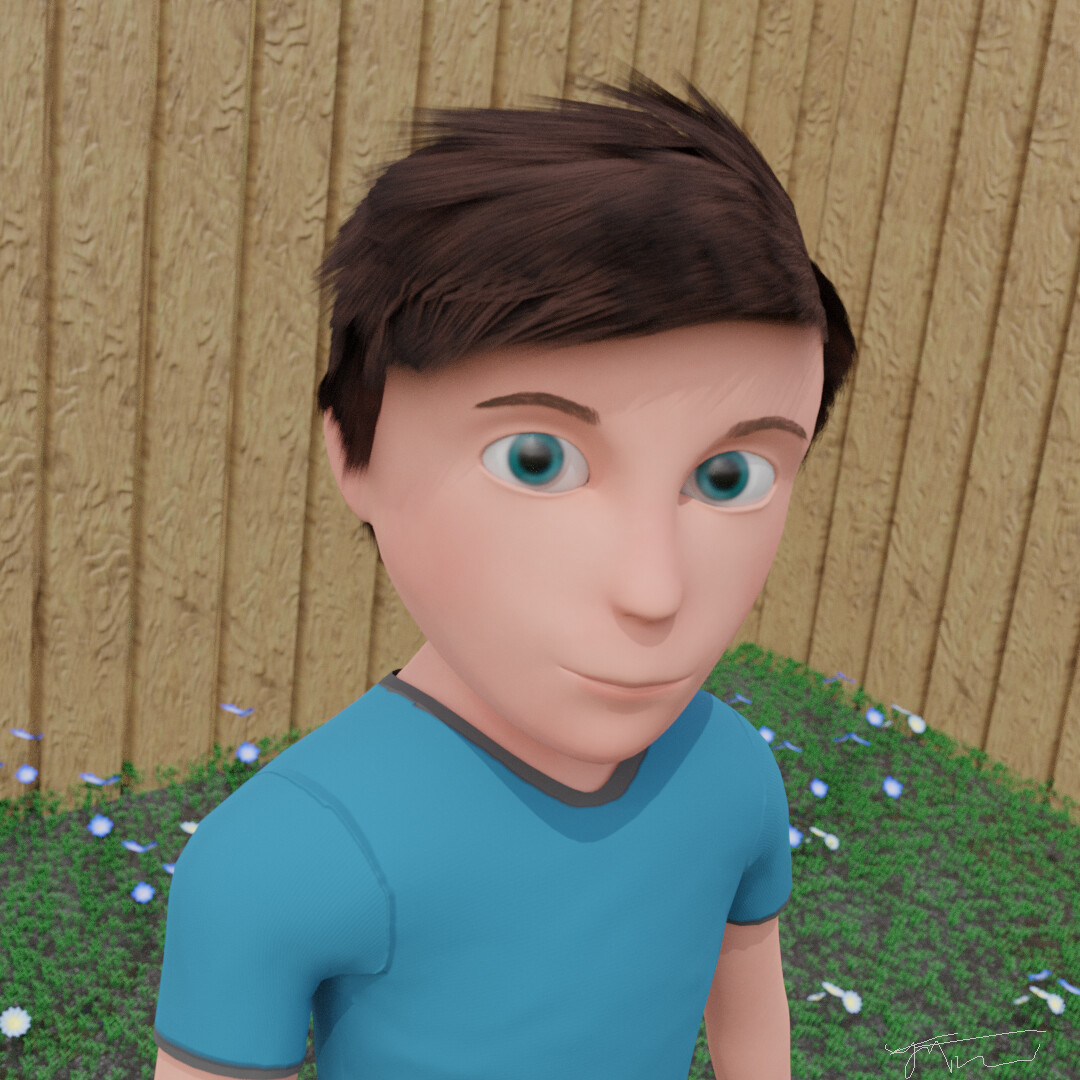 ArtStation - Stylized boy character.