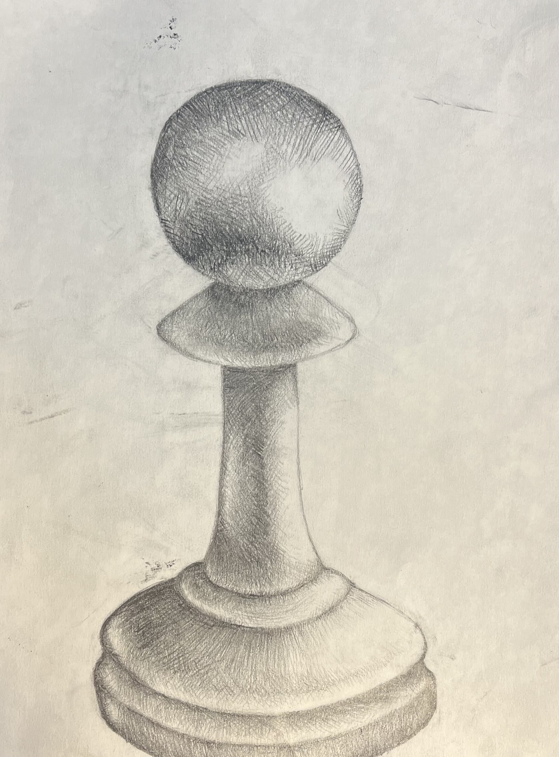 ArtStation - Cross Hatch Chess Piece