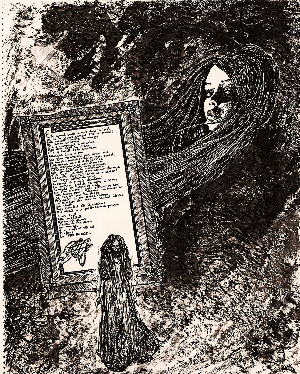 ArtStation - La fille rouge (the red girl)