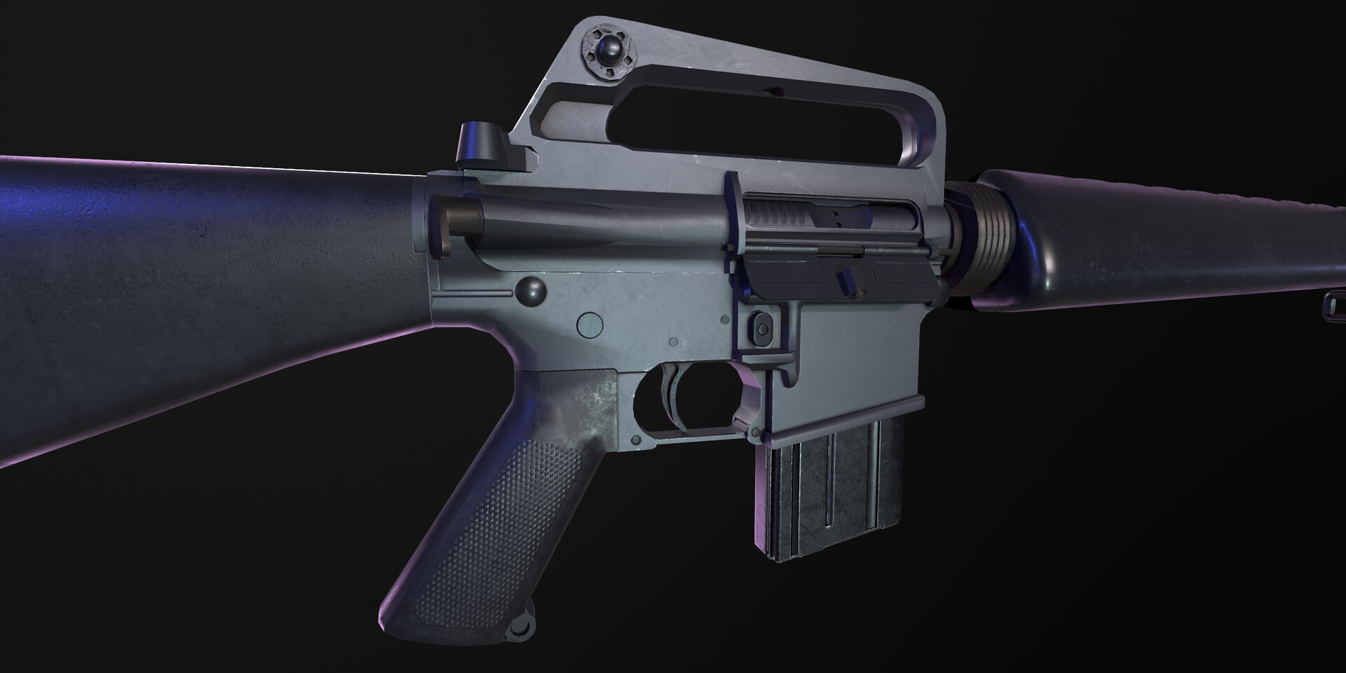 ArtStation - M16A1 Vietnam