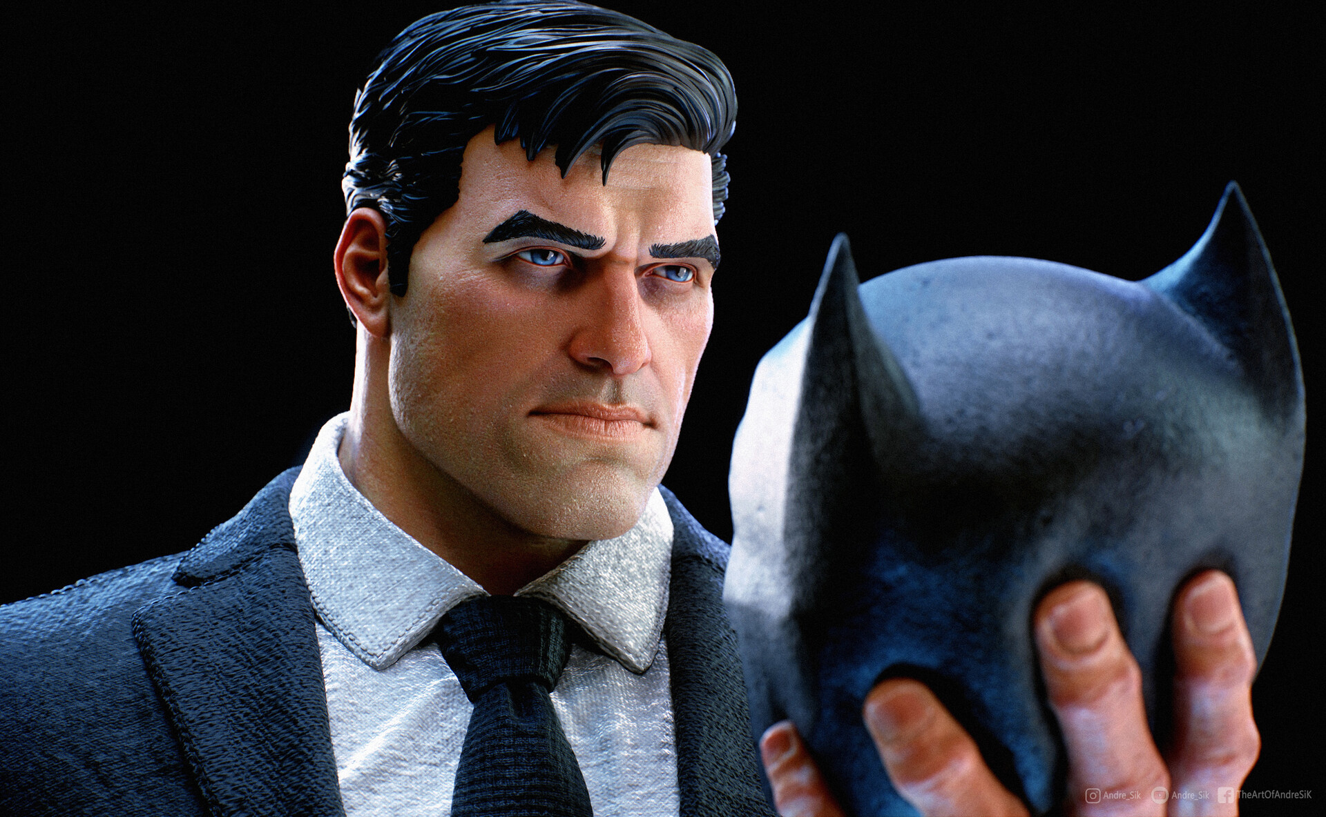 André SiK - Bruce Wayne - Commission work