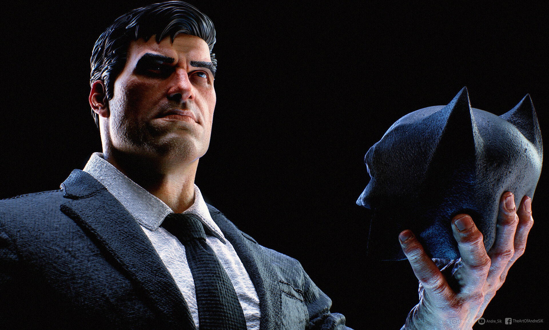 André SiK - Bruce Wayne - Commission work