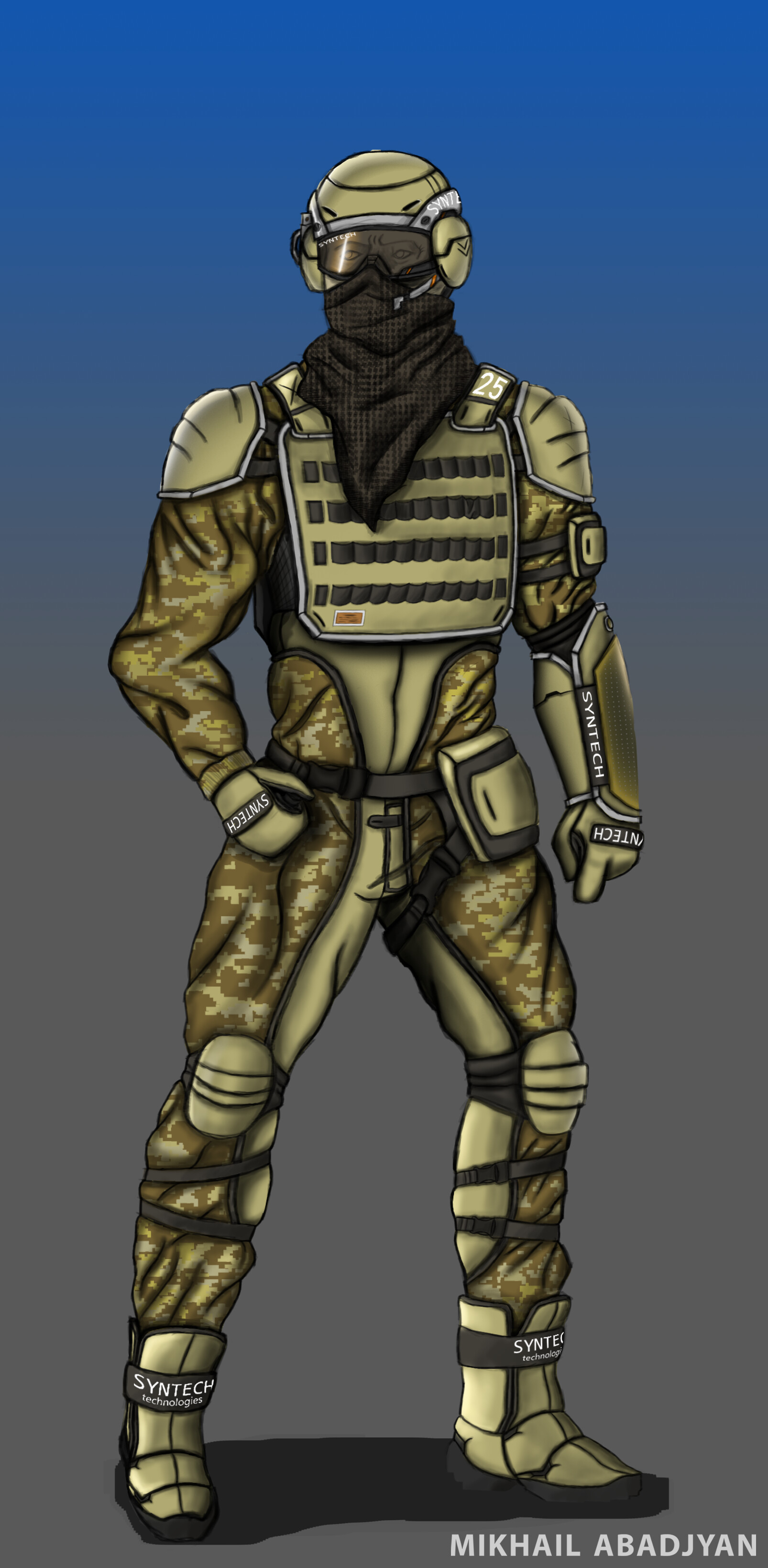 ArtStation - Desert soldier