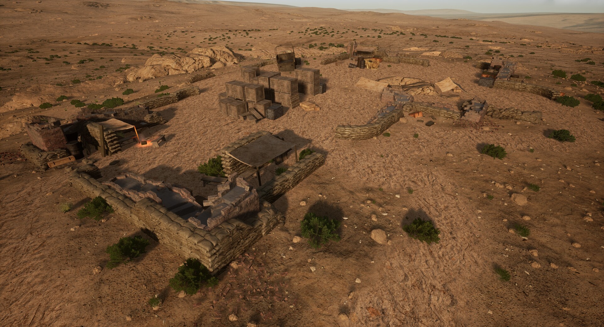 ArtStation - Shifting Sands level design