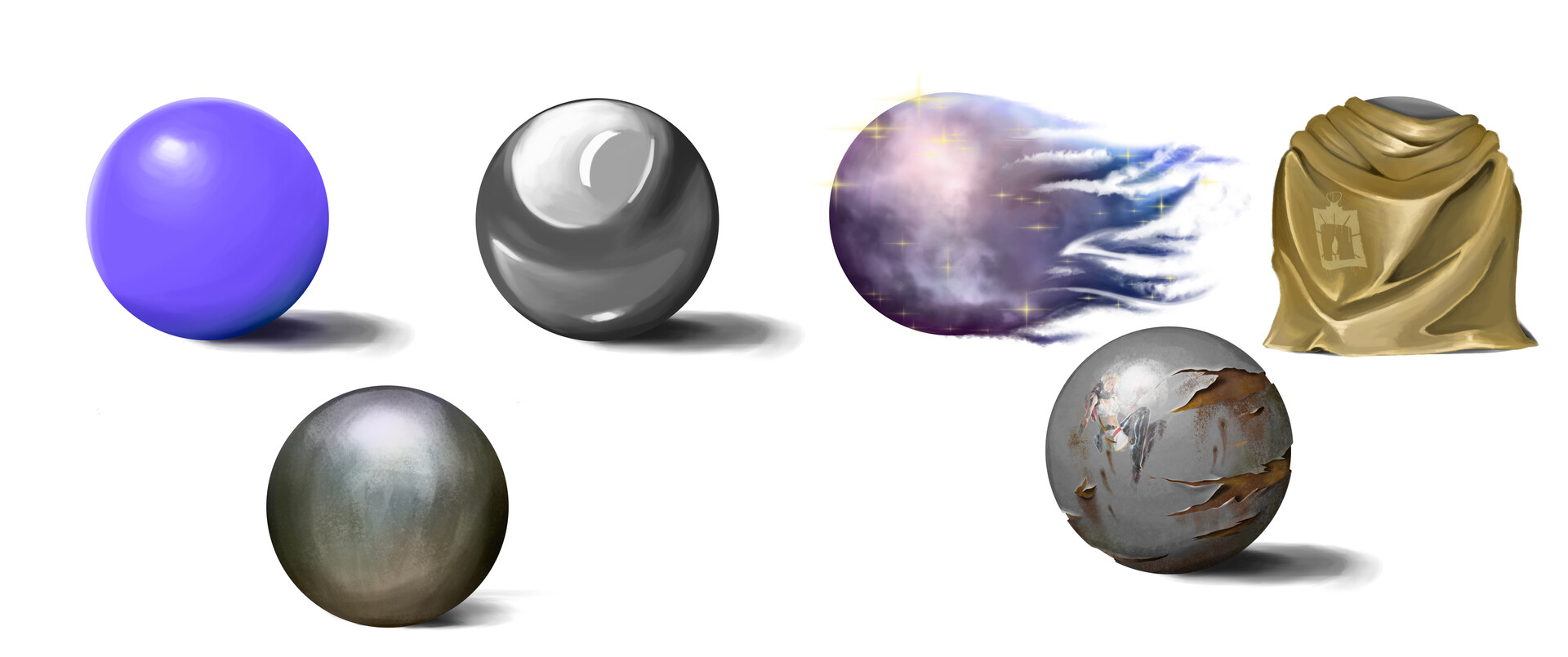 ArtStation - Textured Spheres