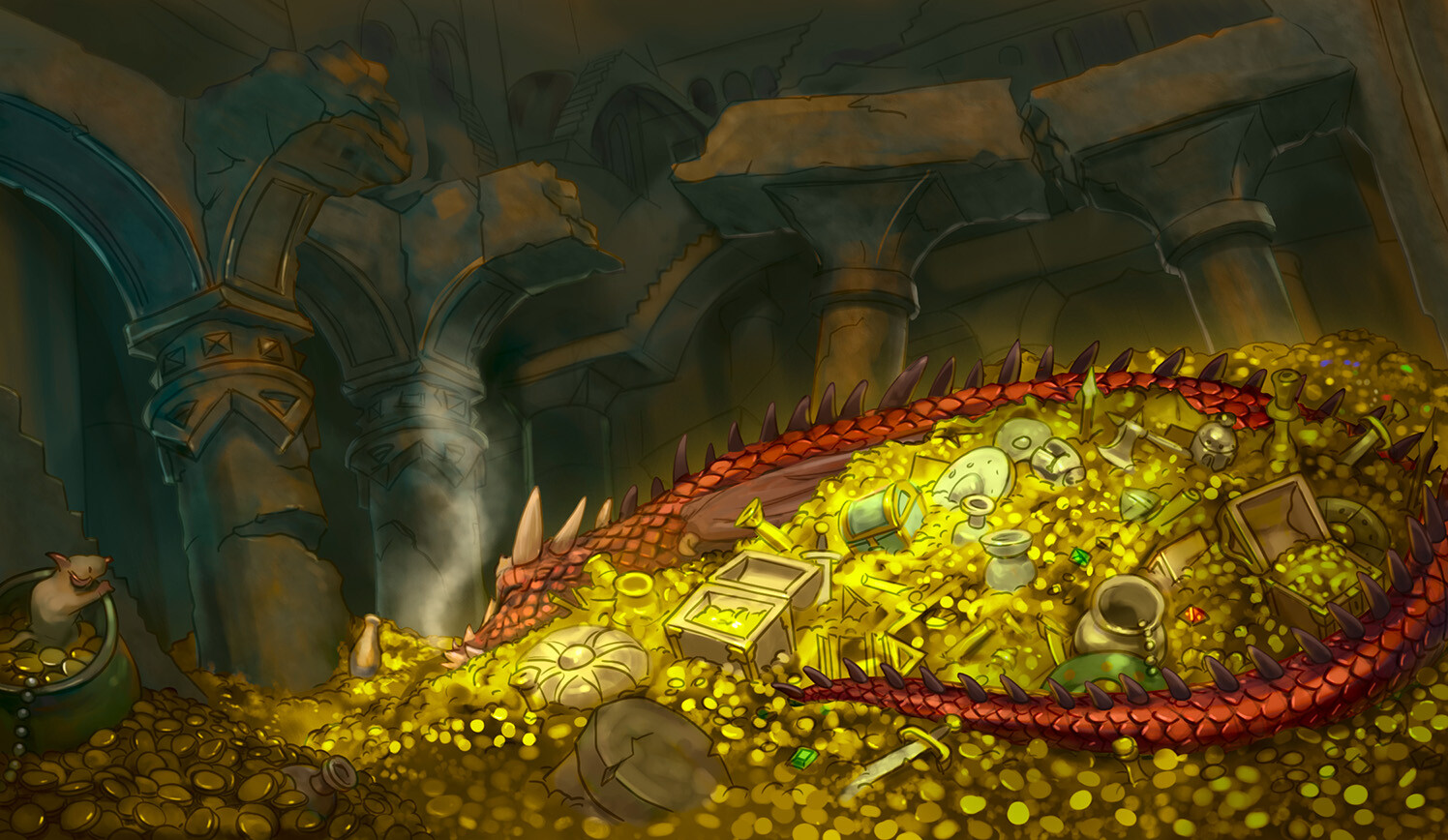 ArtStation - Dragon's Lair