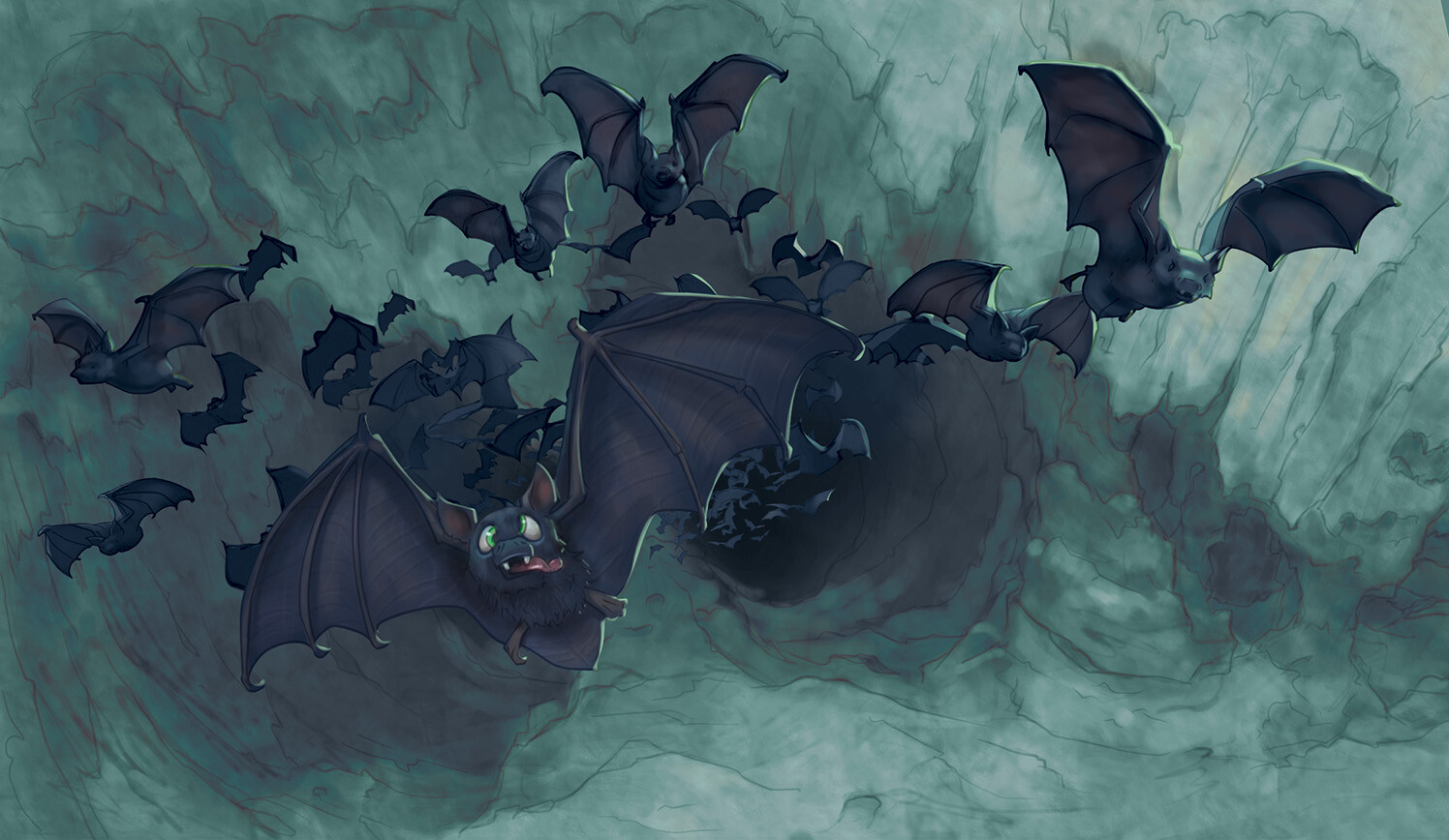 ArtStation - Cave of Bats