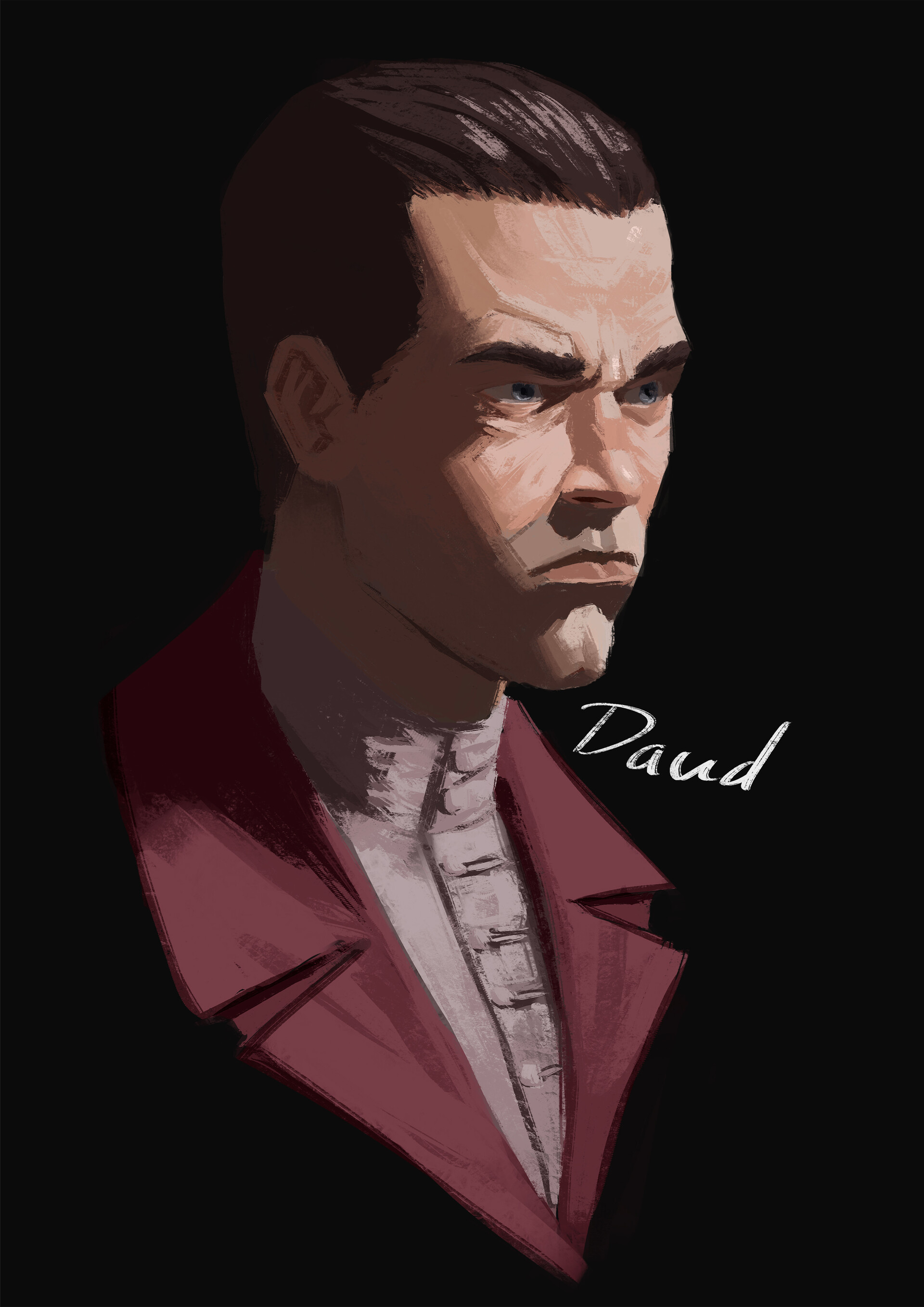 ArtStation - Daud portrait and process