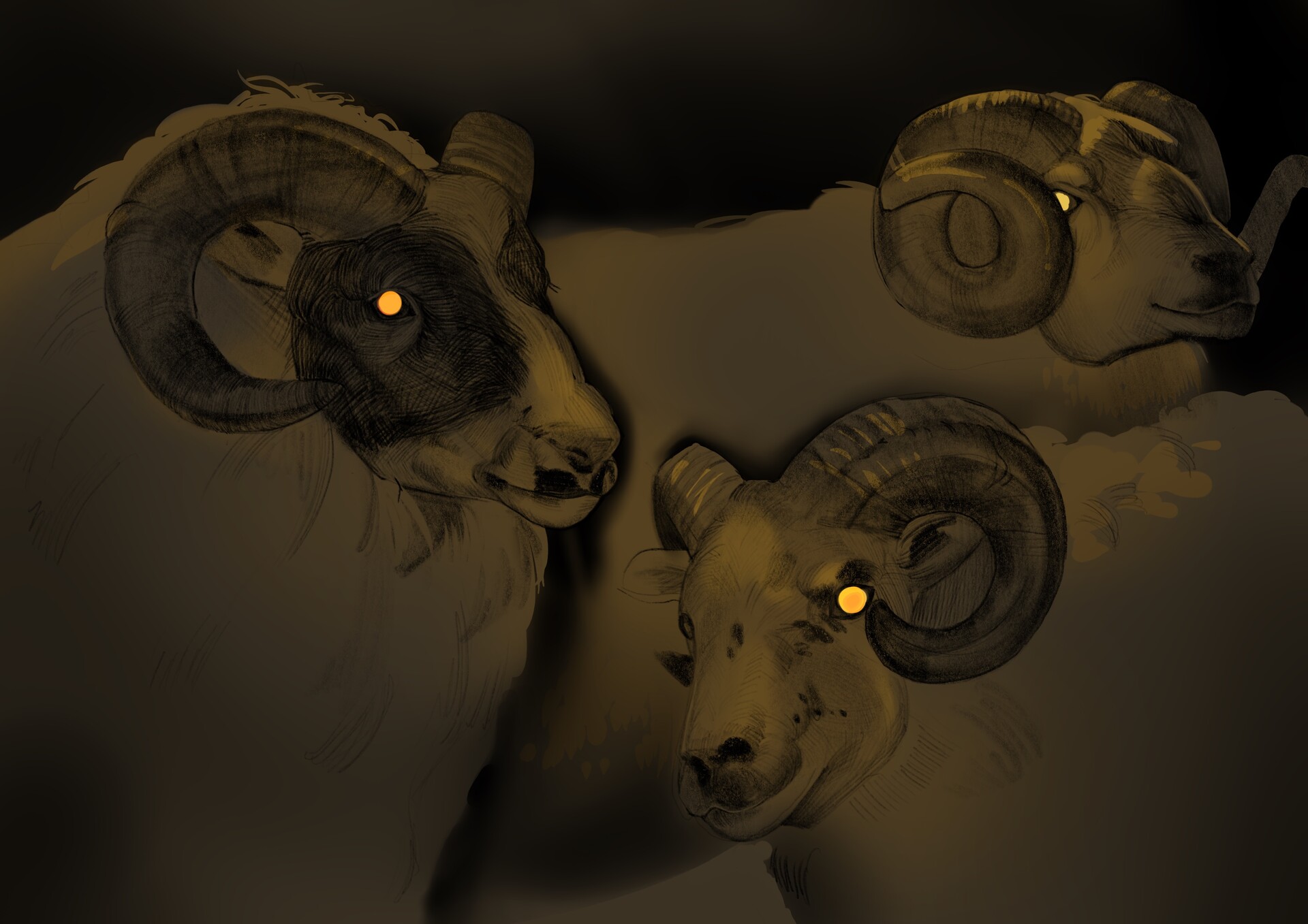 ArtStation - Lamb(2021) movie screencap repaint