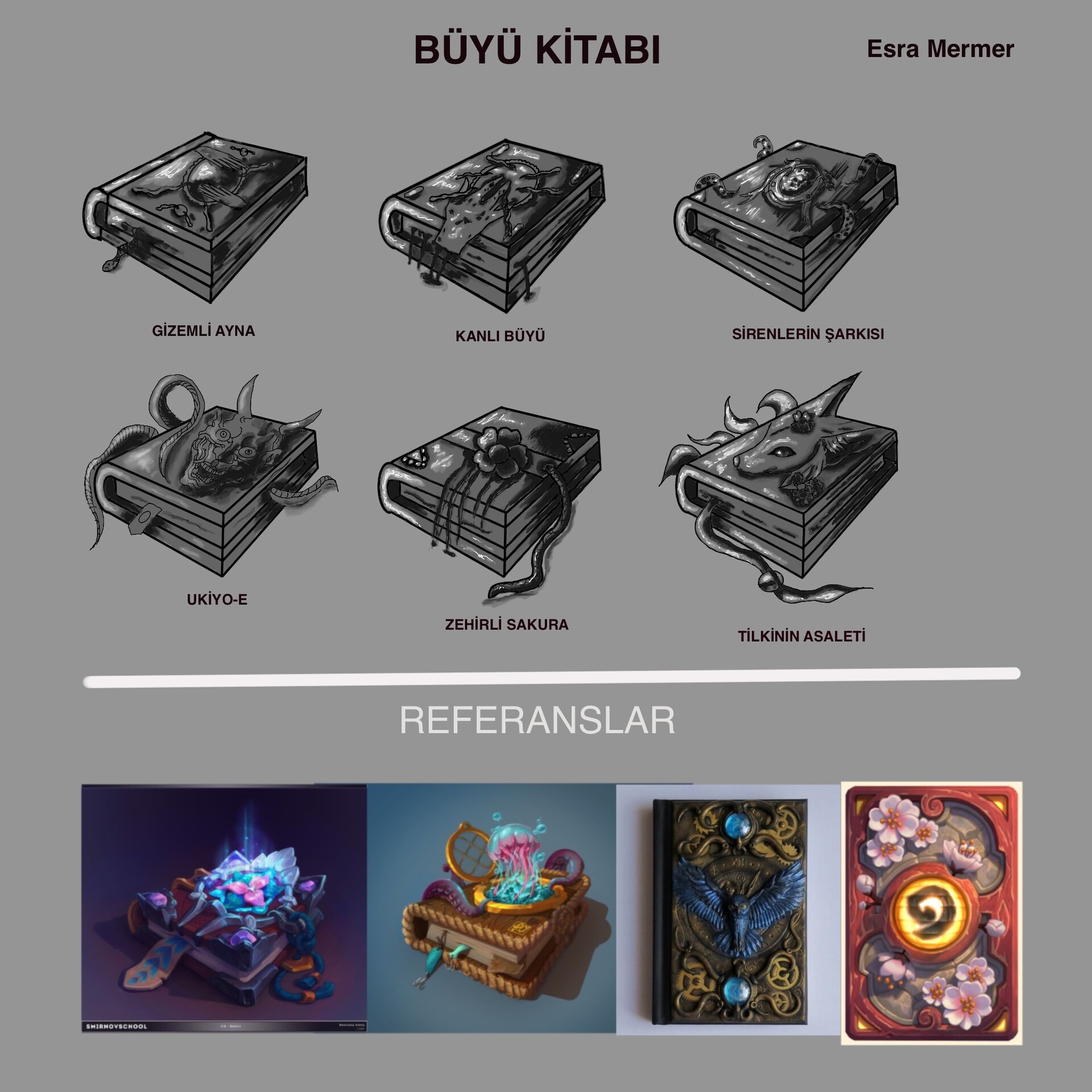 ArtStation - Magic Book design