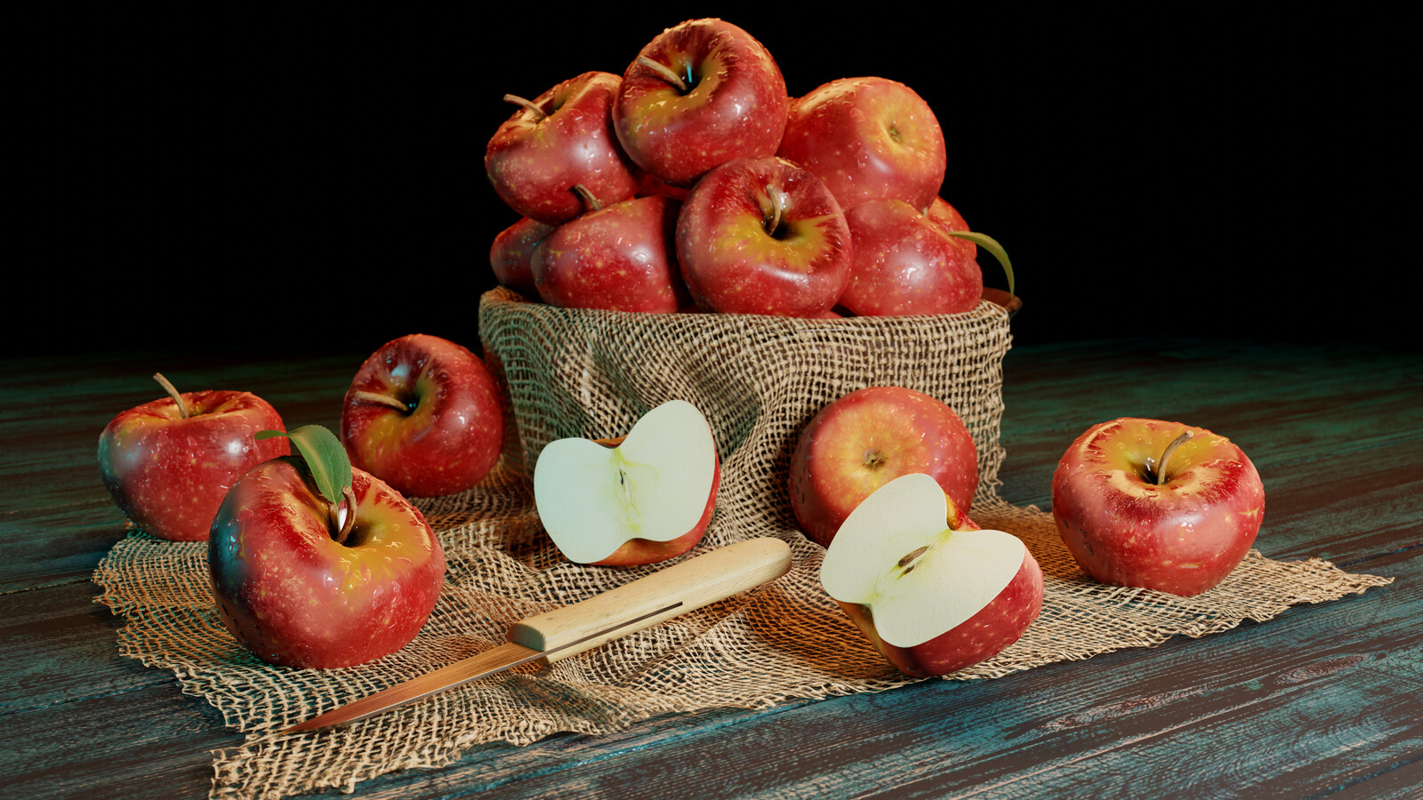 Nicholas Kohler - Apple 3D Scene