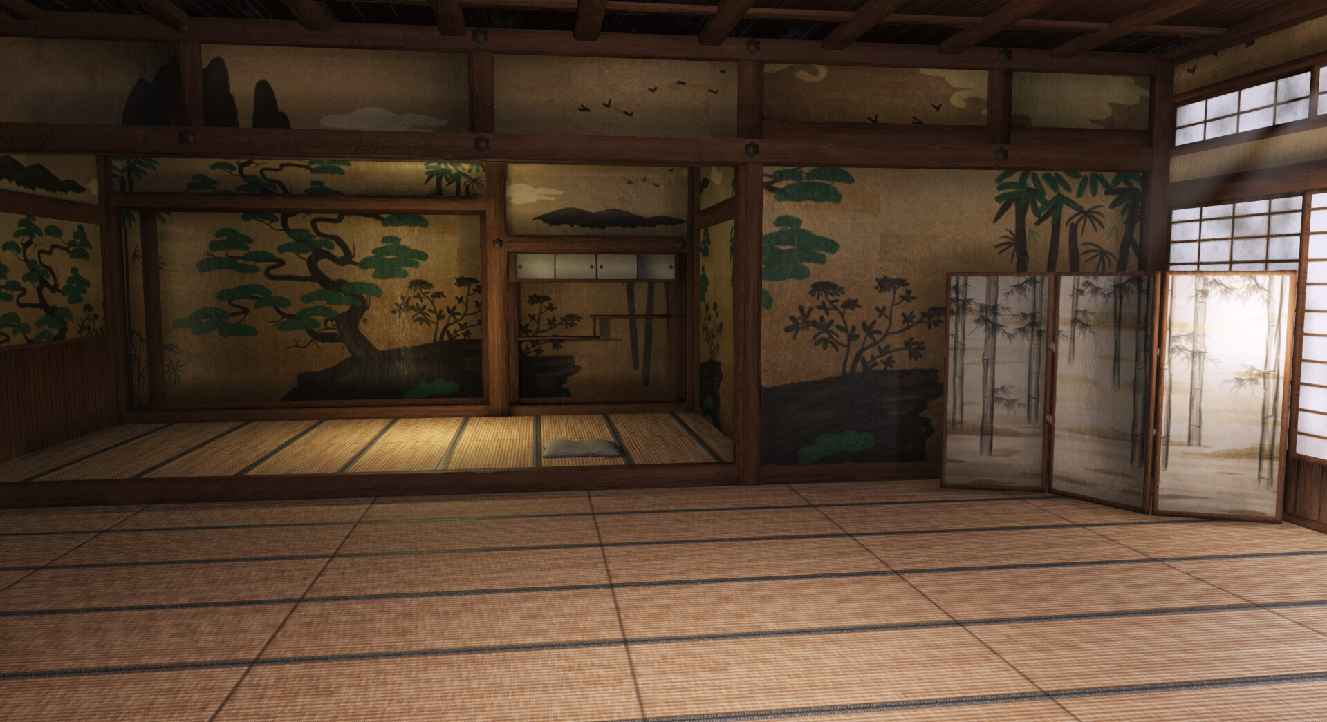 ArtStation - Sengoku Daimyo's Hall