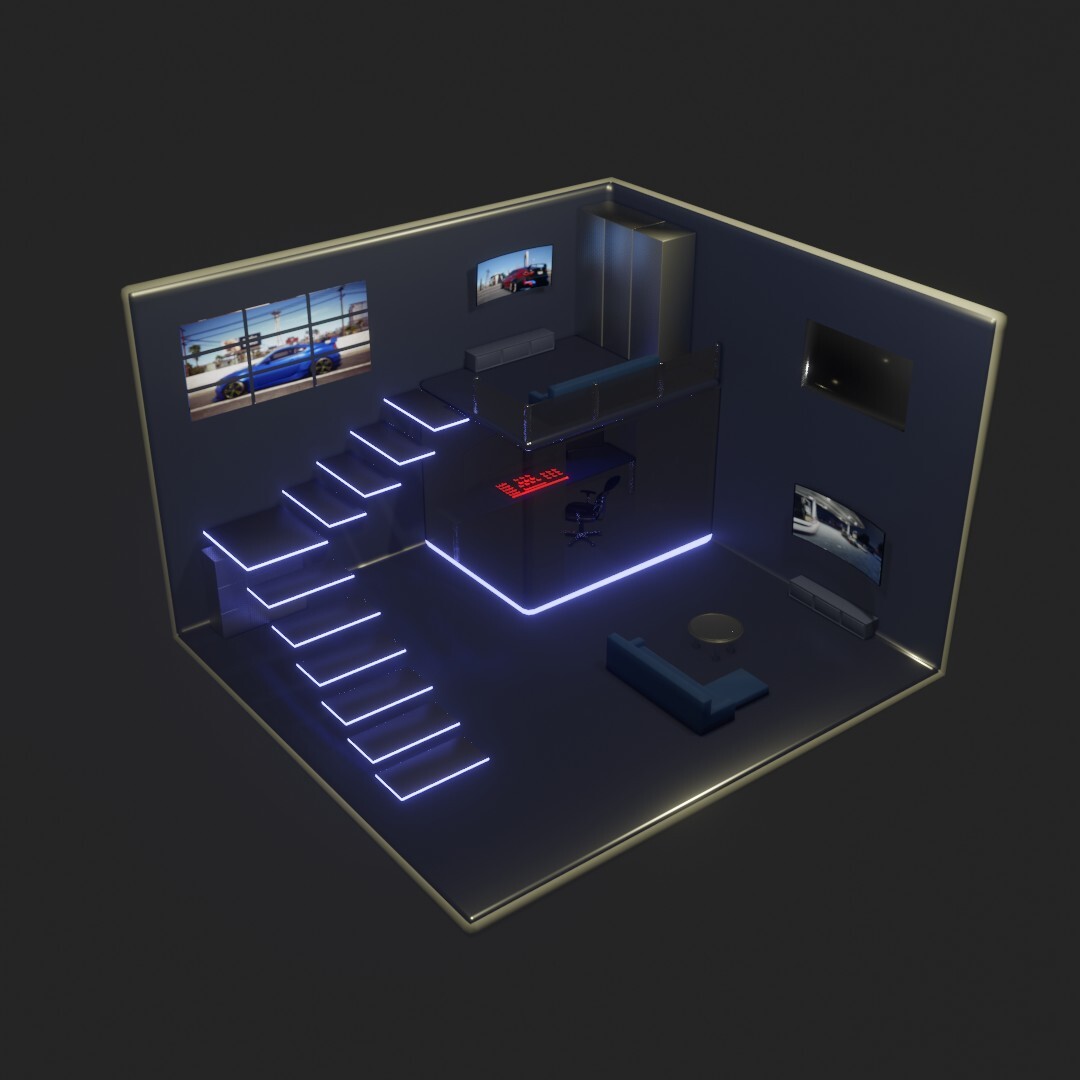 ArtStation - 3D Design Room l 01