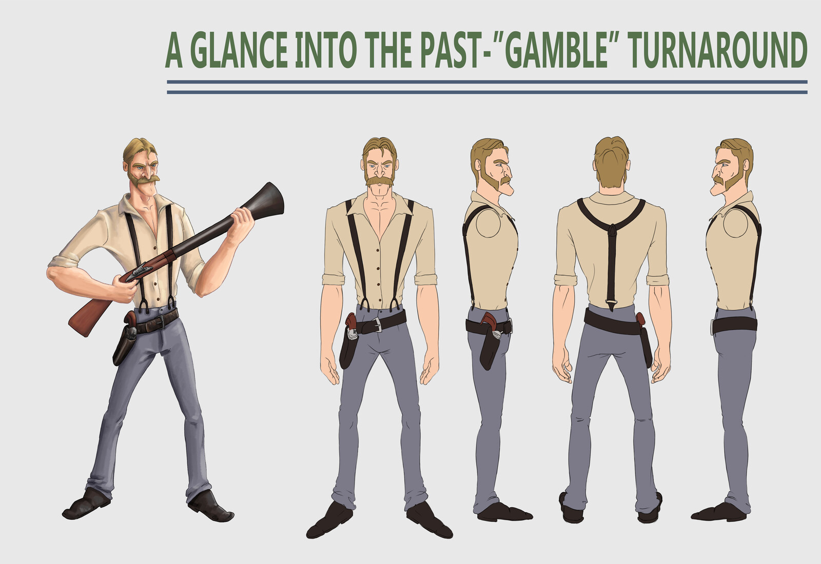 Vincent Reyes - A GLANCE INTO THE PAST: CHARACTER LINE-UP