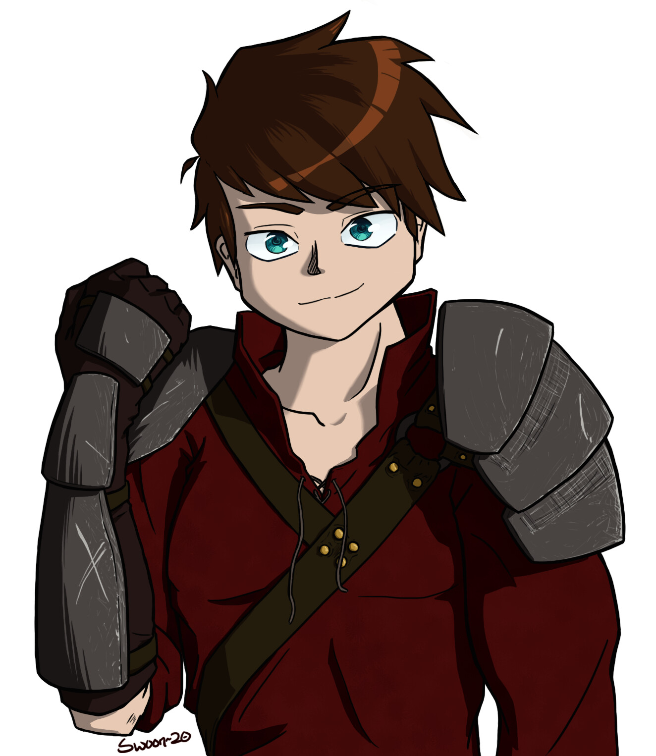 ArtStation - A Crimson Knight