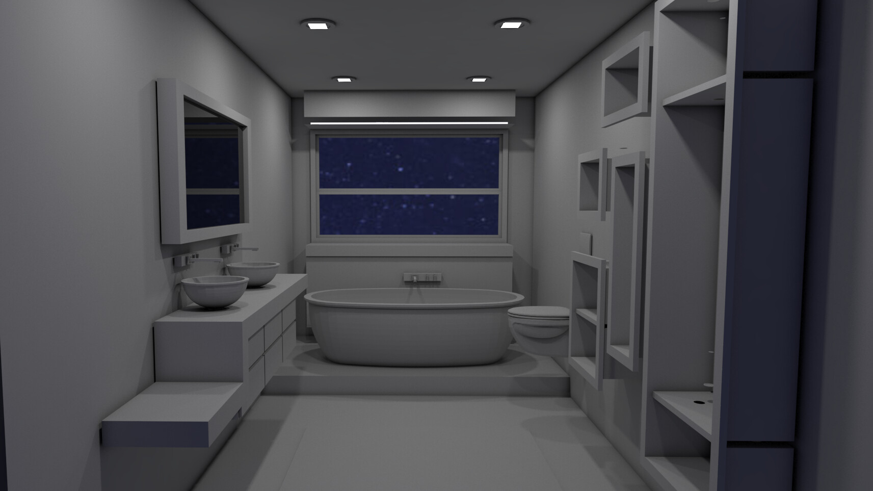 ArtStation - bathroom model