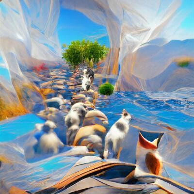 ArtStation - traveling cats