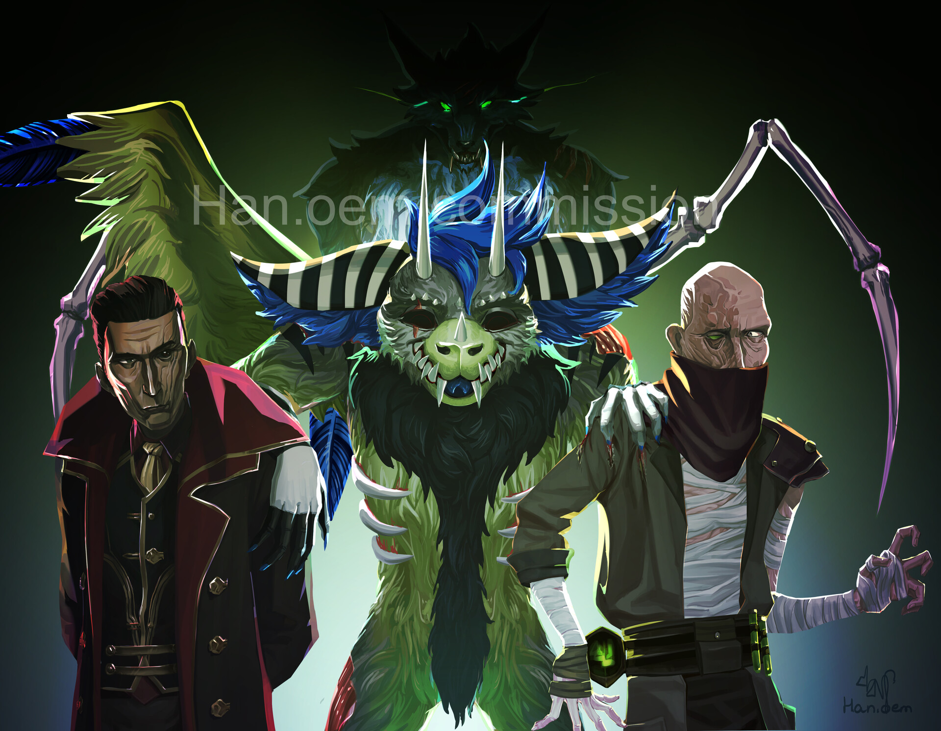 ArtStation - Fanart arcane and friend's oc