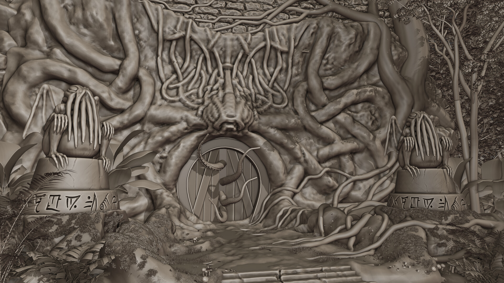 Keith Talbot - The Door - A 3D Concept Artist Challenge