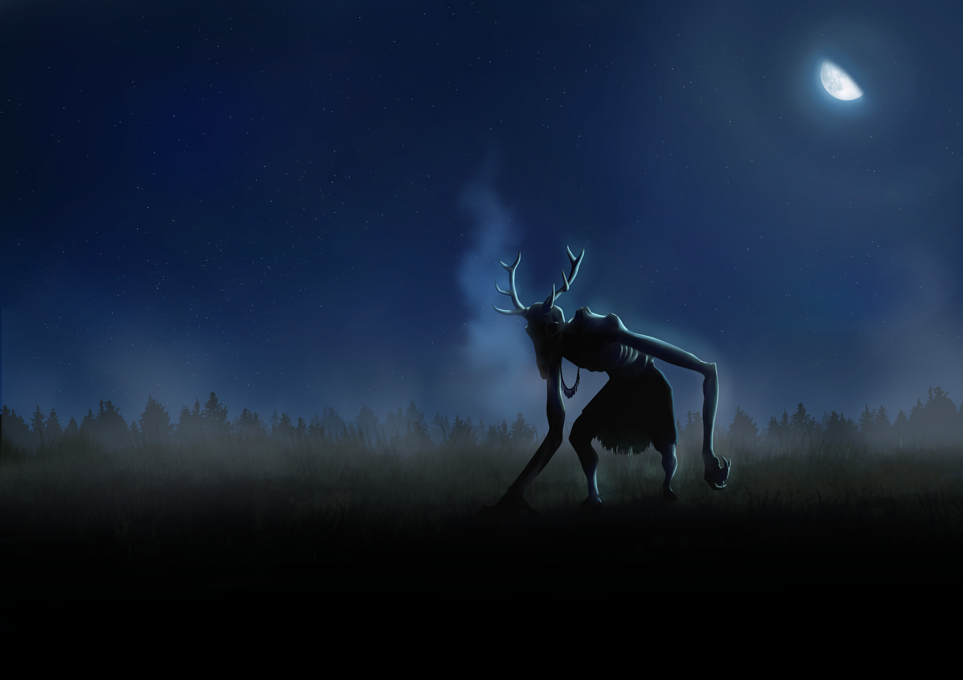 ArtStation - Forest spirit