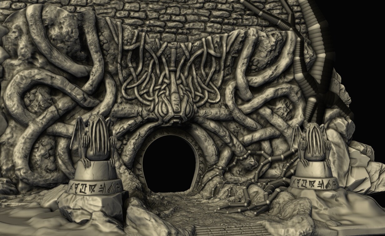 Keith Talbot - The Door - A 3D Concept Artist Challenge