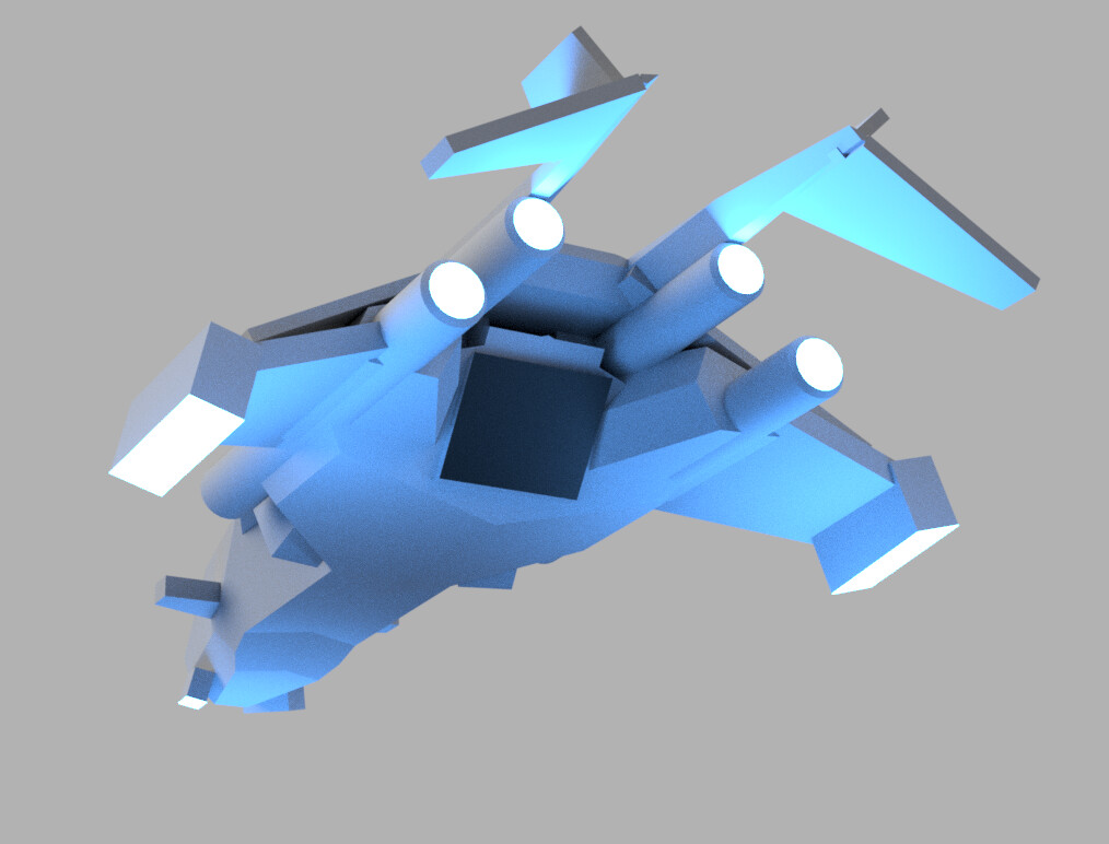 William Edwards - Overlord Gunship - 40k personal project