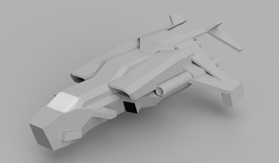 William Edwards - Overlord Gunship - 40k personal project