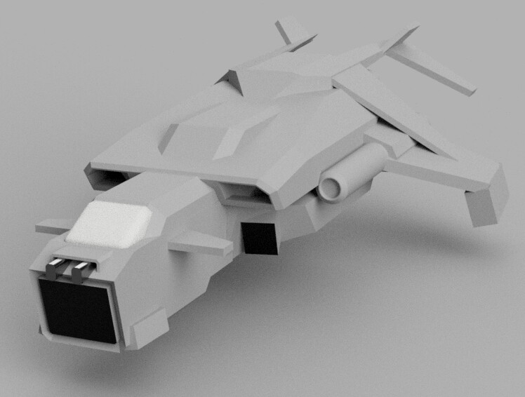 William Edwards - Overlord Gunship - 40k personal project