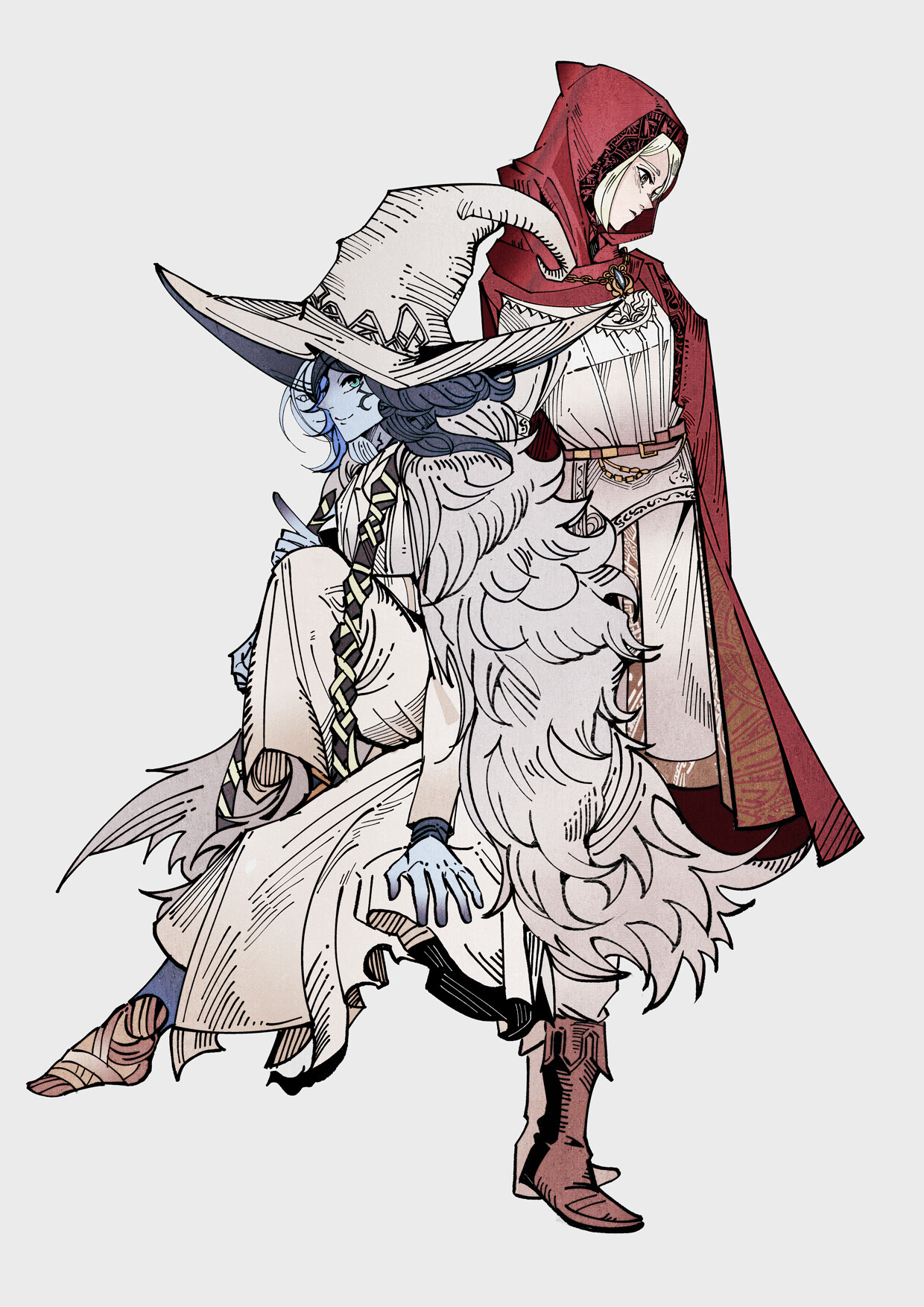 ArtStation - Renna the Witch & Roderika the spirit-tuner