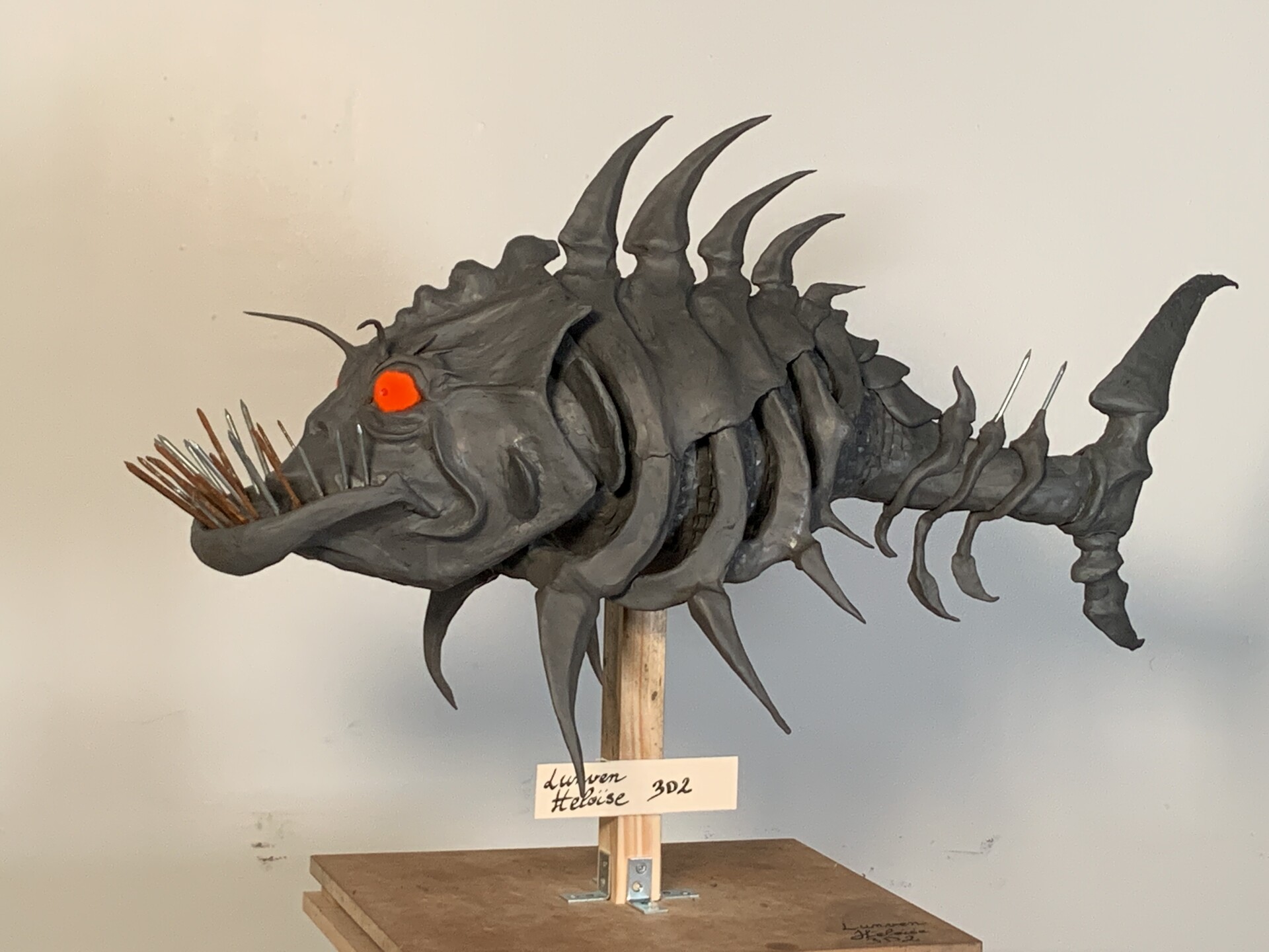 ArtStation - Sculpting an abyssal fish