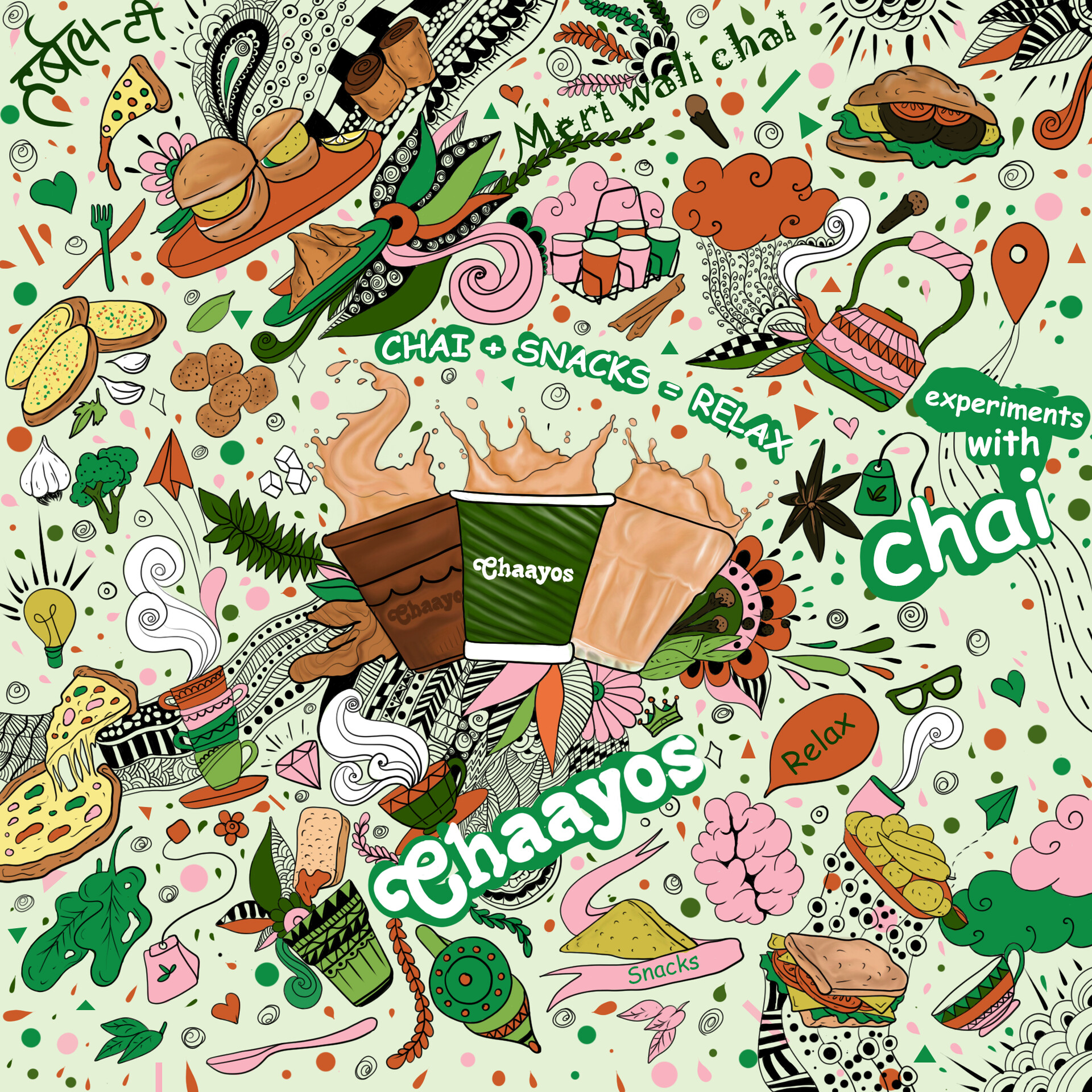 ArtStation - Chaayos || @chaayos #chaiandrelaxart