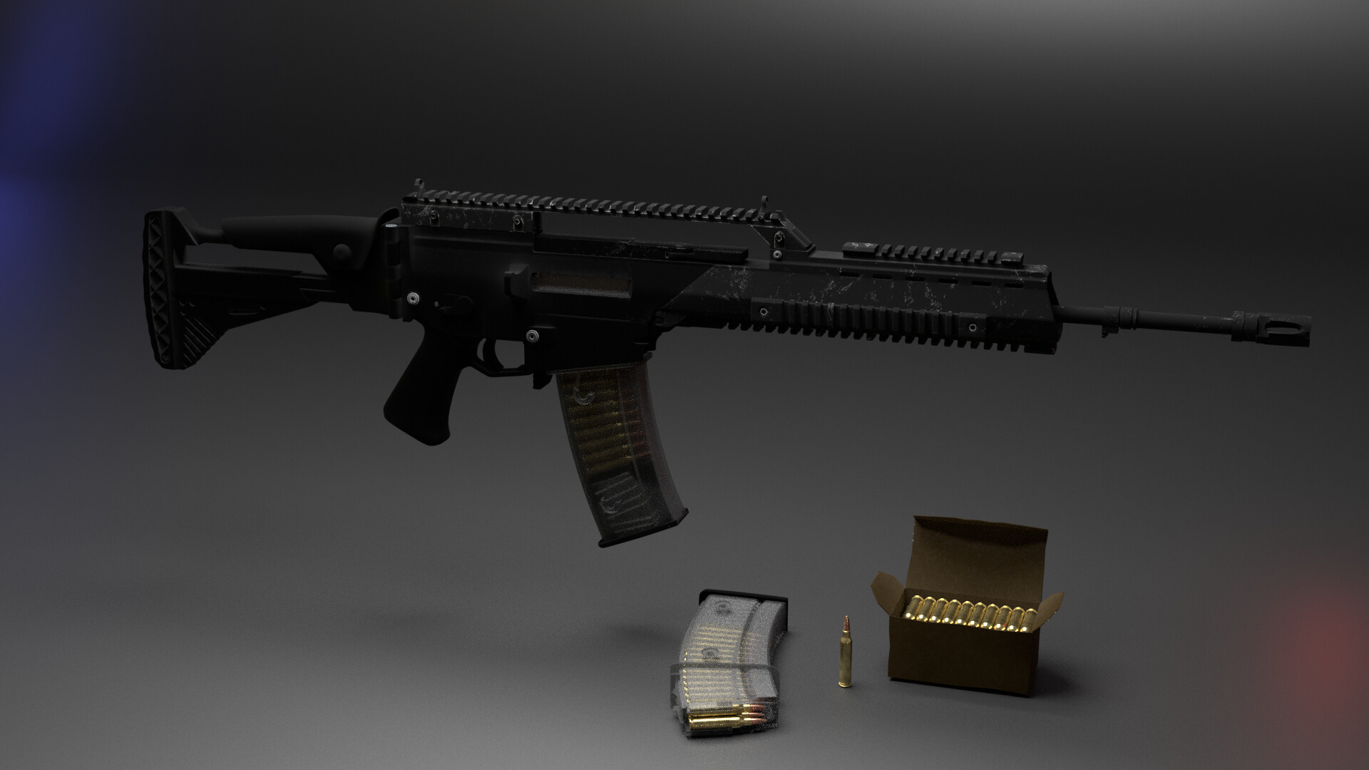 ArtStation - Recreation of H&K G36 Assault rifle