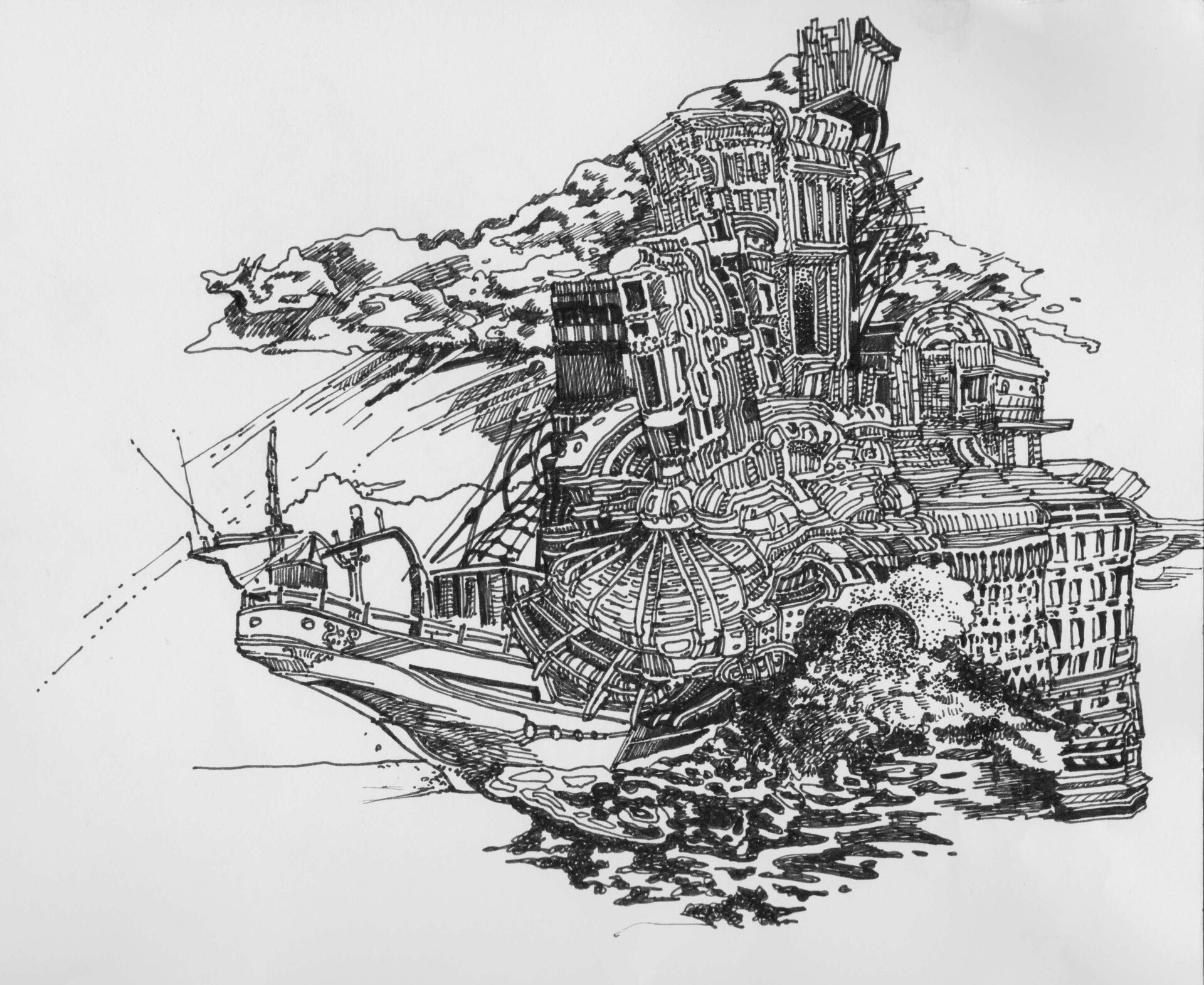 ArtStation - Bateau fantôme