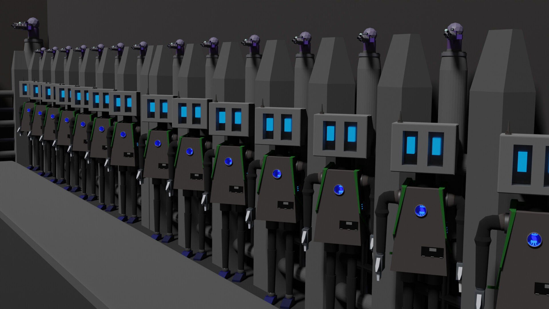 ArtStation - bots wall