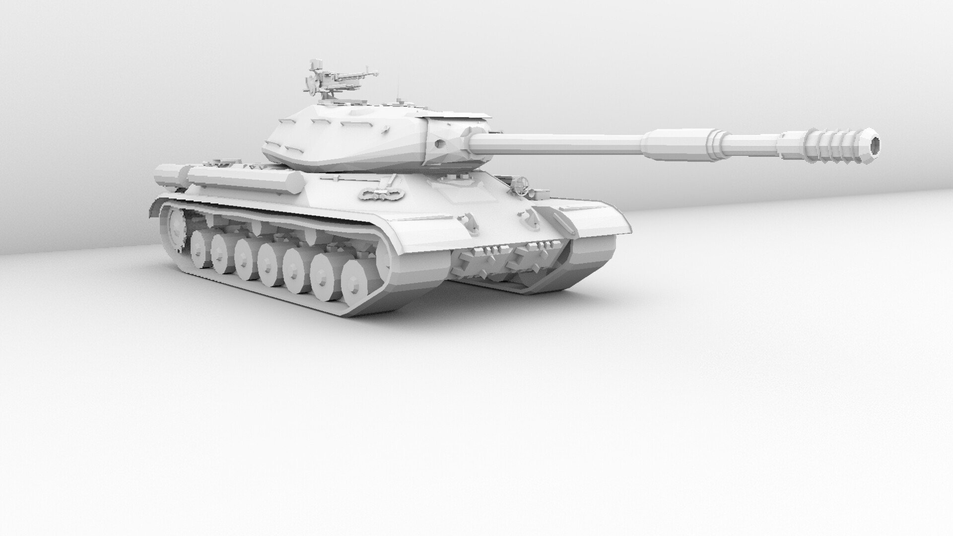 ArtStation - BATTLE_TANK_3D_MODEL
