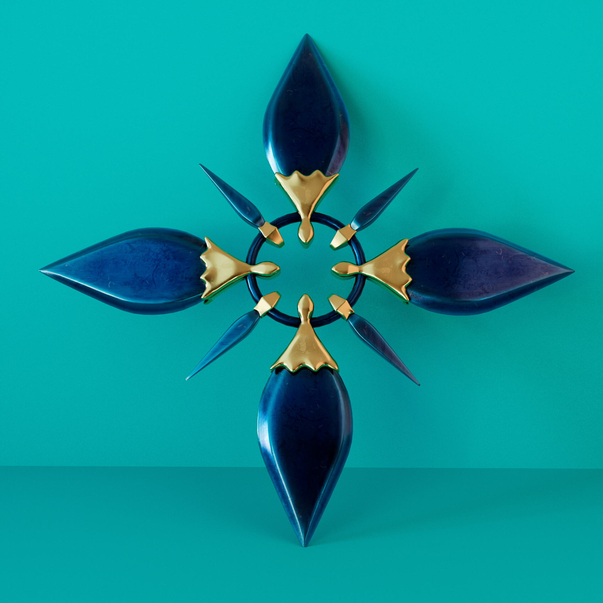 ArtStation - Blue Shuriken